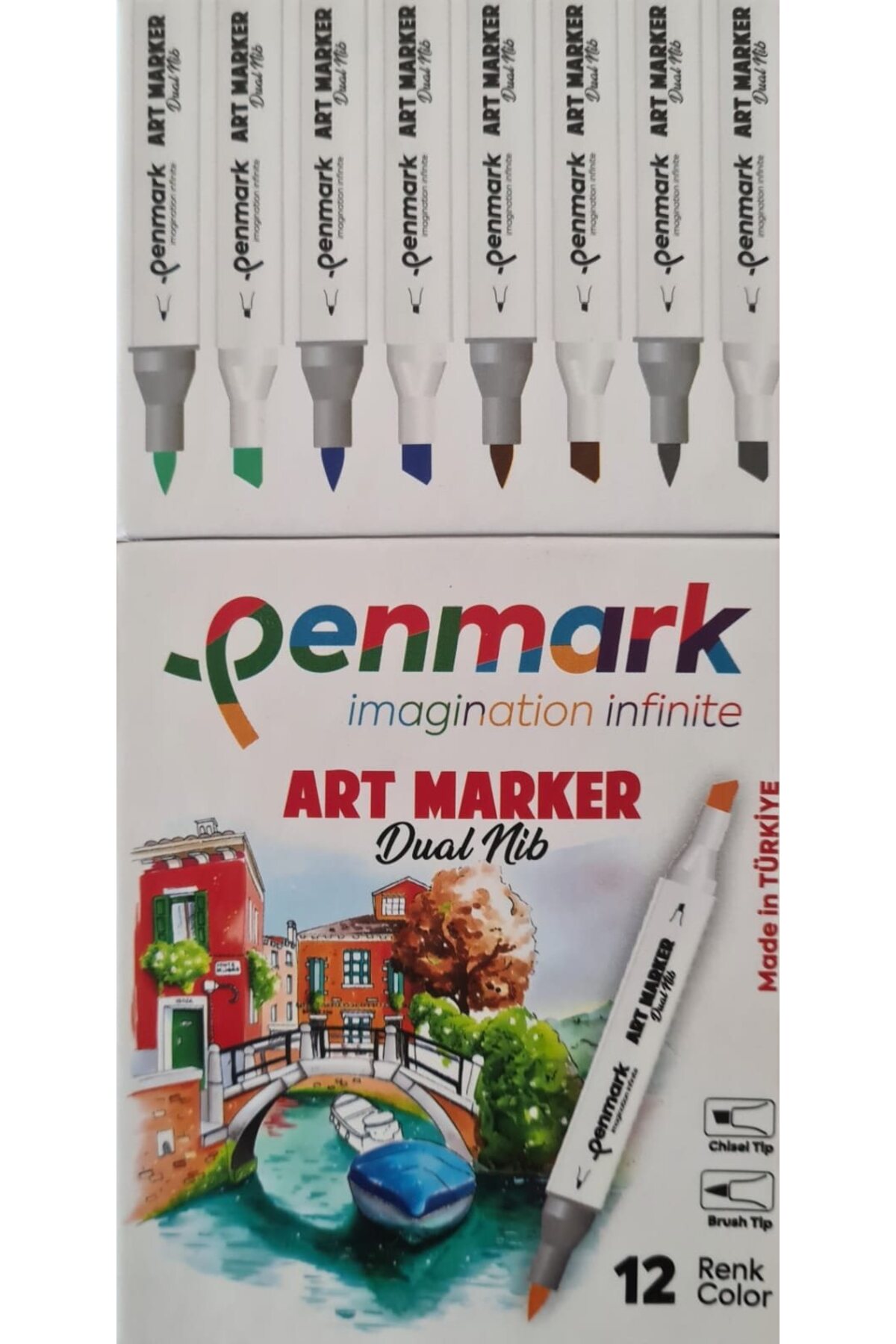 penmark ÇİFT UÇLU MARKER SETİ 12 Lİ - Fiyatı, Yorumları