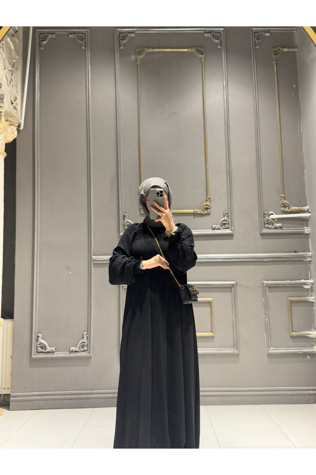 Butik MEDİNE İPEĞİ VERA MODEL ELBİSE SİYAH - Fiyatı, Yorumları