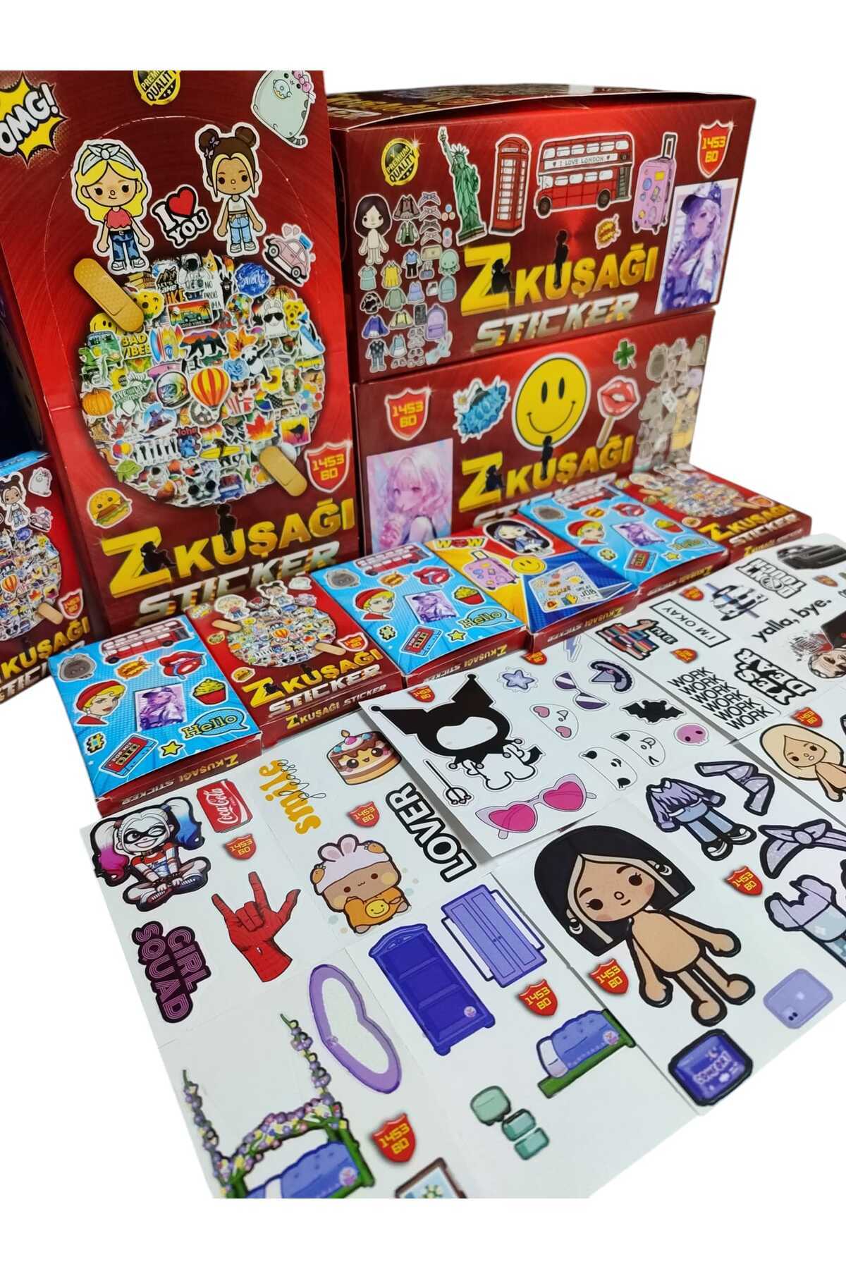EmrahGültekin Z Kuşağı Sticker 40 Minik Kutu Birbirinden Eğlenceli ...