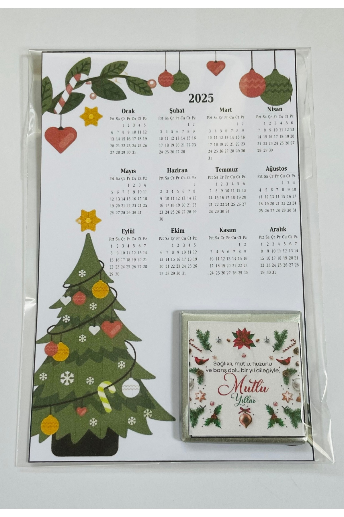 Hanne Gift Box HANNE GİFT BOX 10 adet madlen çikolatalı ve 2025 ...