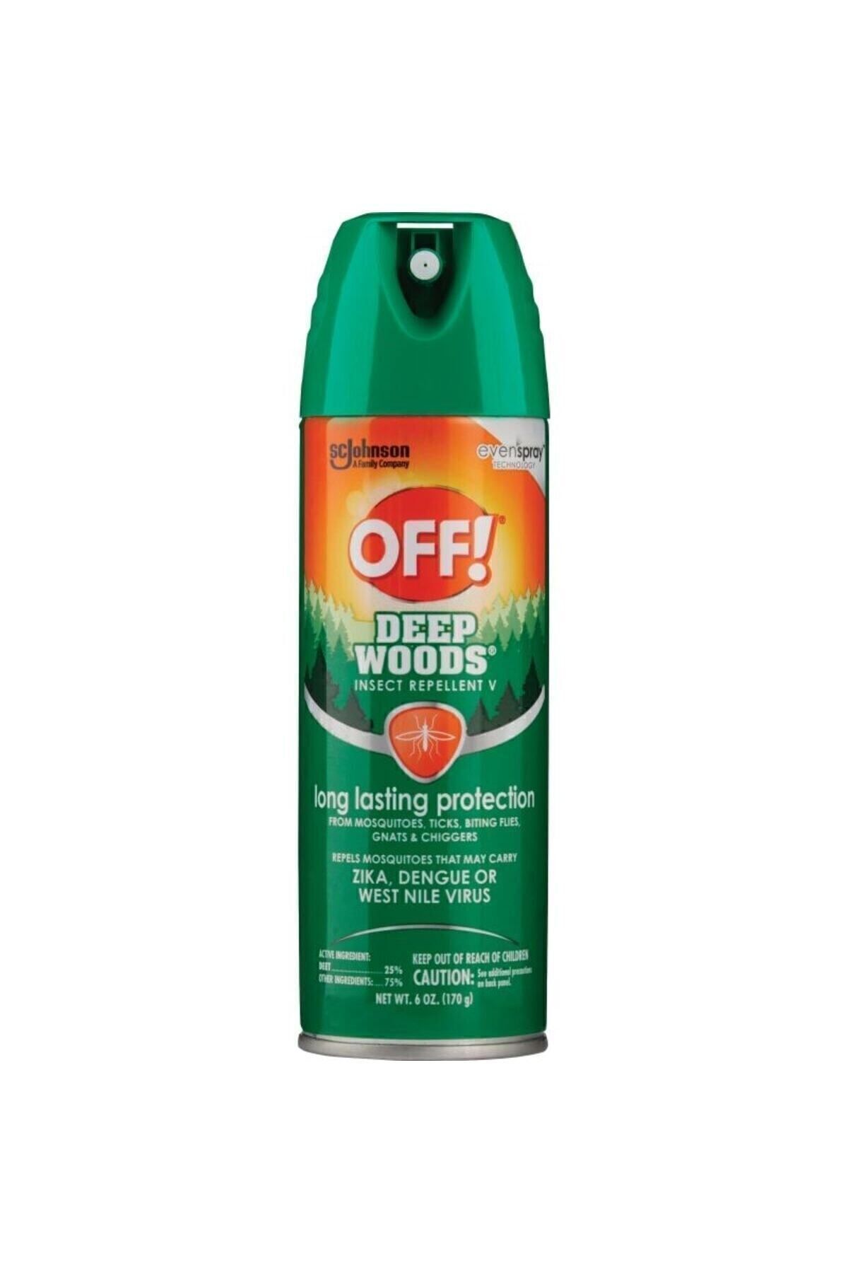 sc johnson Off Deep Woods Insect Repellent Long Lasting Protection ...