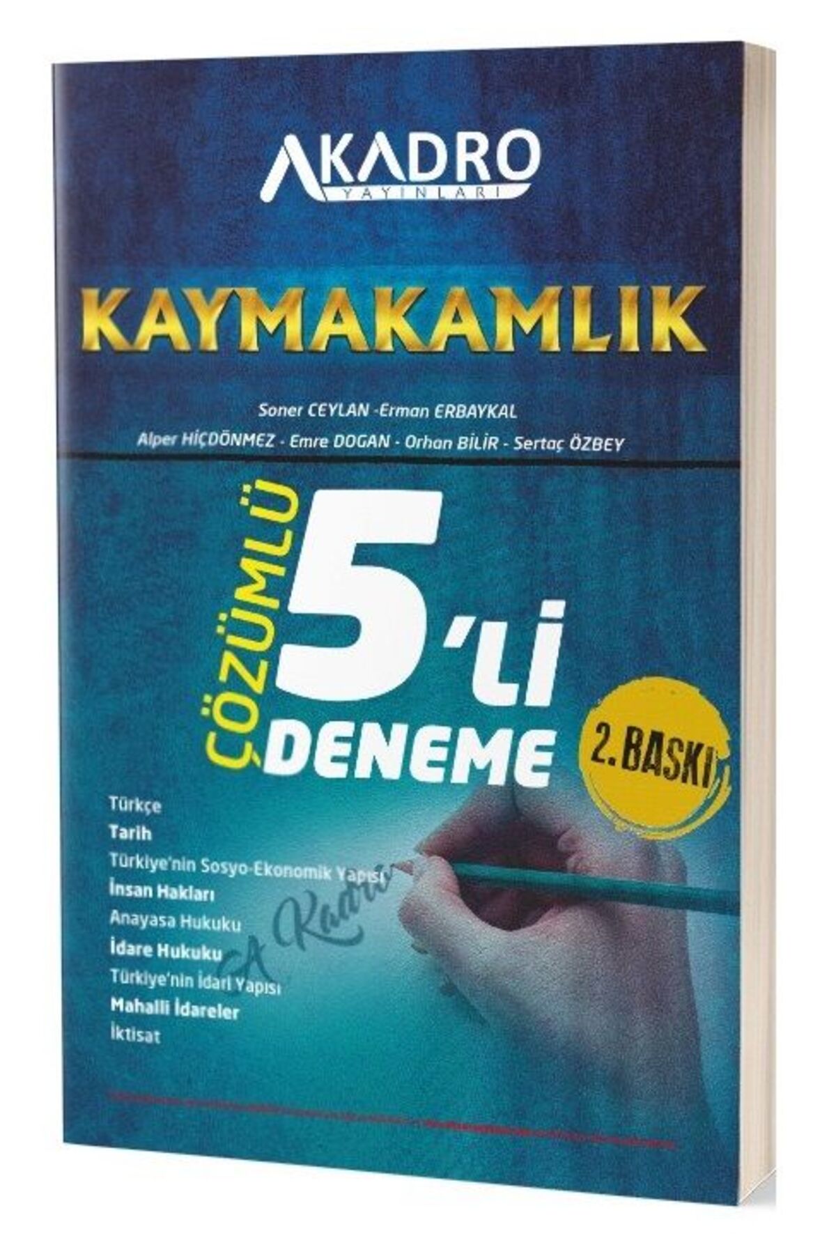 A Kadro Yayınları A Kadro Kaymakamlık 5 Deneme Çözümlü 2. Baskı ...