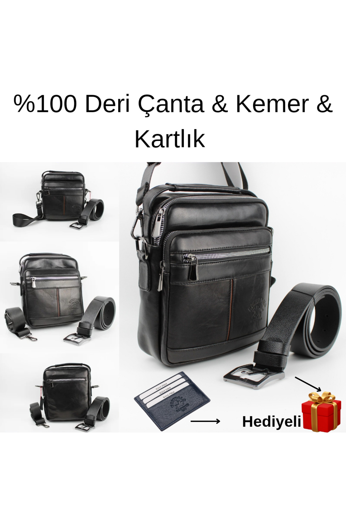 Bagify Hakiki Deri Erkek Çantası el ve omuz çantası çapraz askılı (DERİ ...