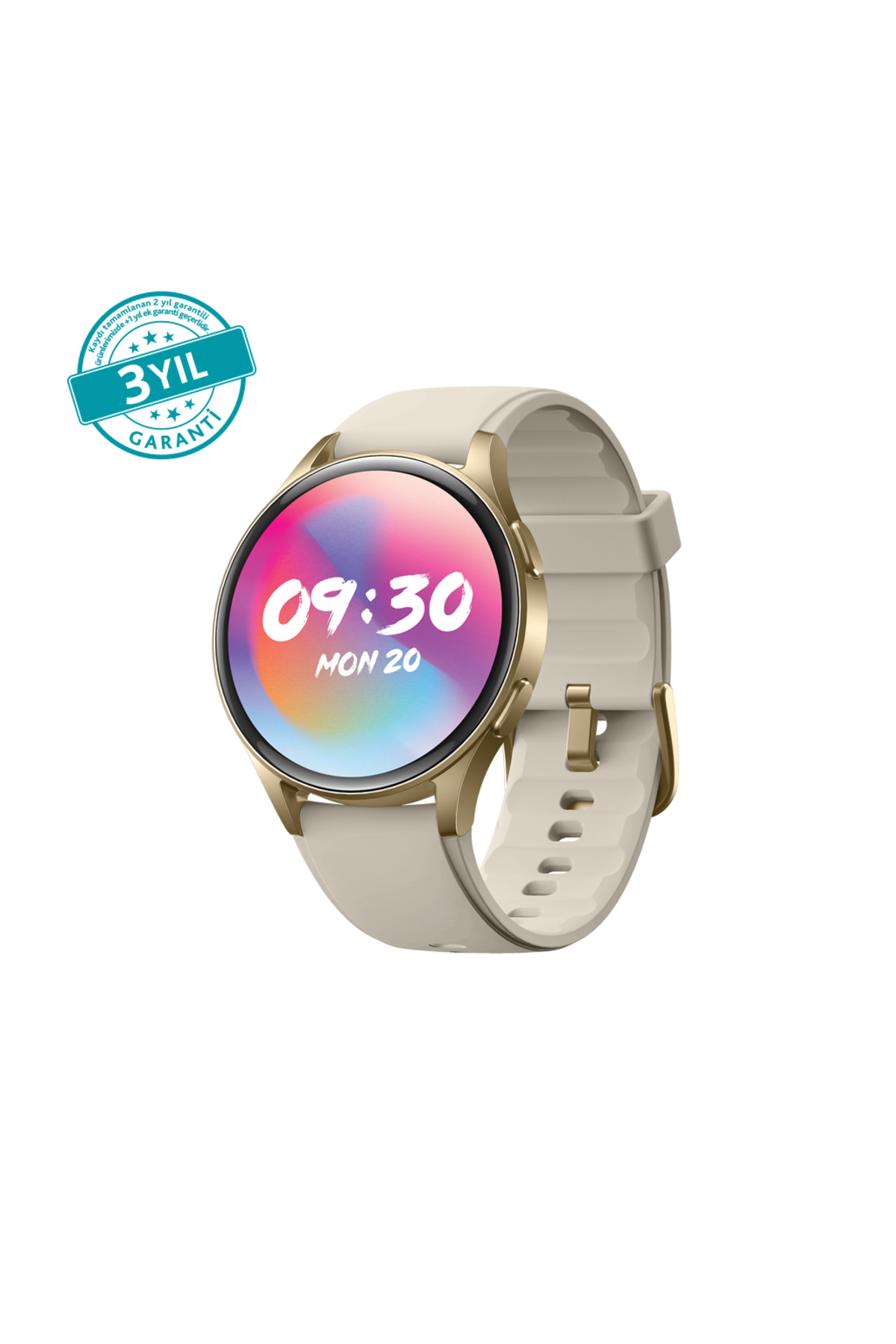 Ttec Tempus Pro 34mm AMOLED Ekranlı Yuvarlak Alüminyum Kasa Akıllı Saat ...