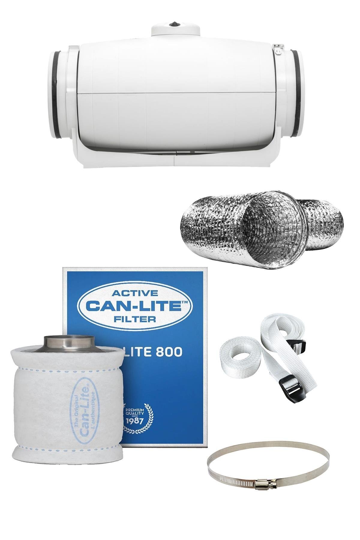 Can Lite 880 m3 Can Lite Karbon Filtre Sessiz Fan Seti - Fiyatı, Yorumları