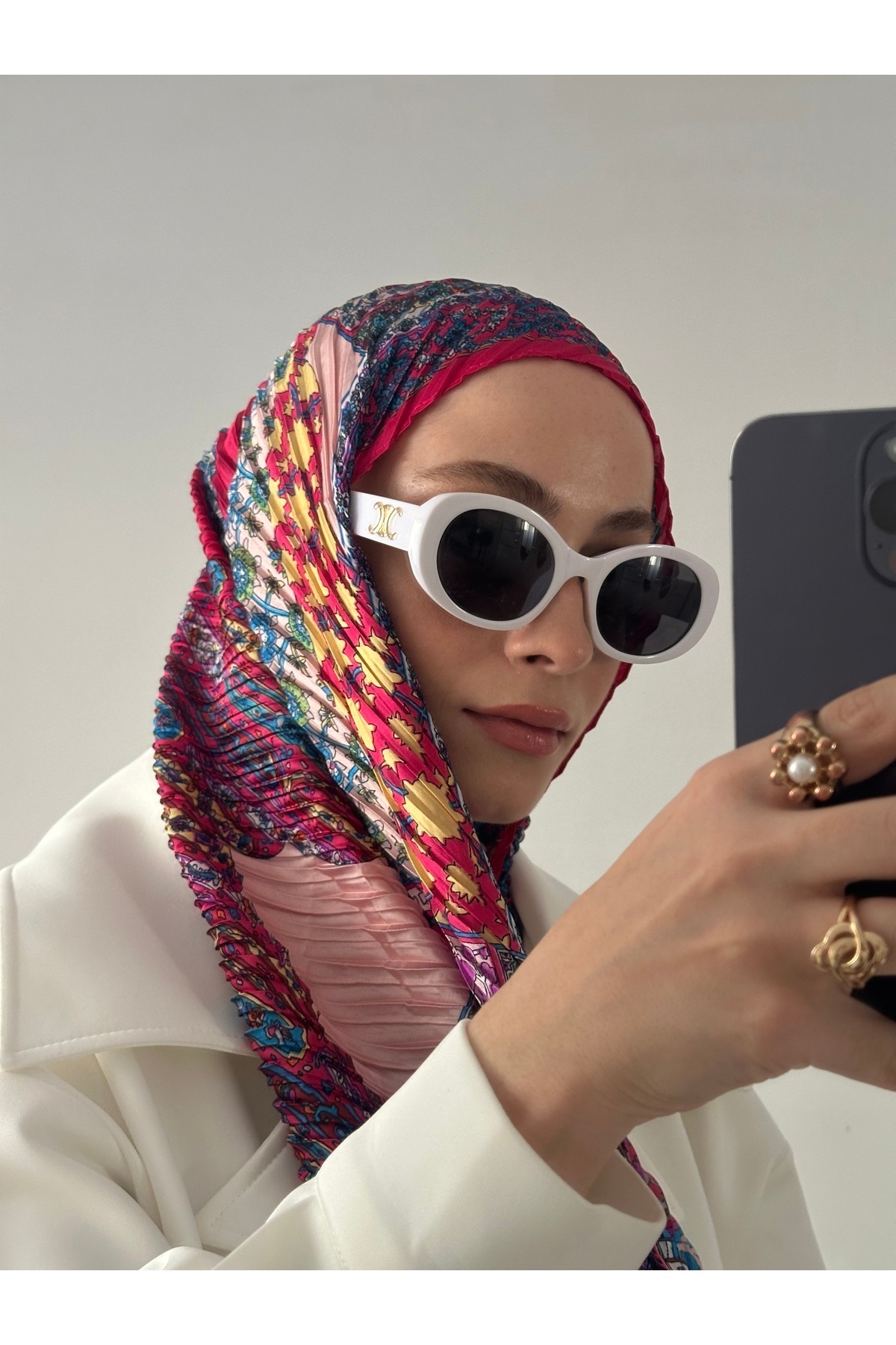 diorel Pliseli İthal Şal Fiyatı, Yorumları - Trendyol