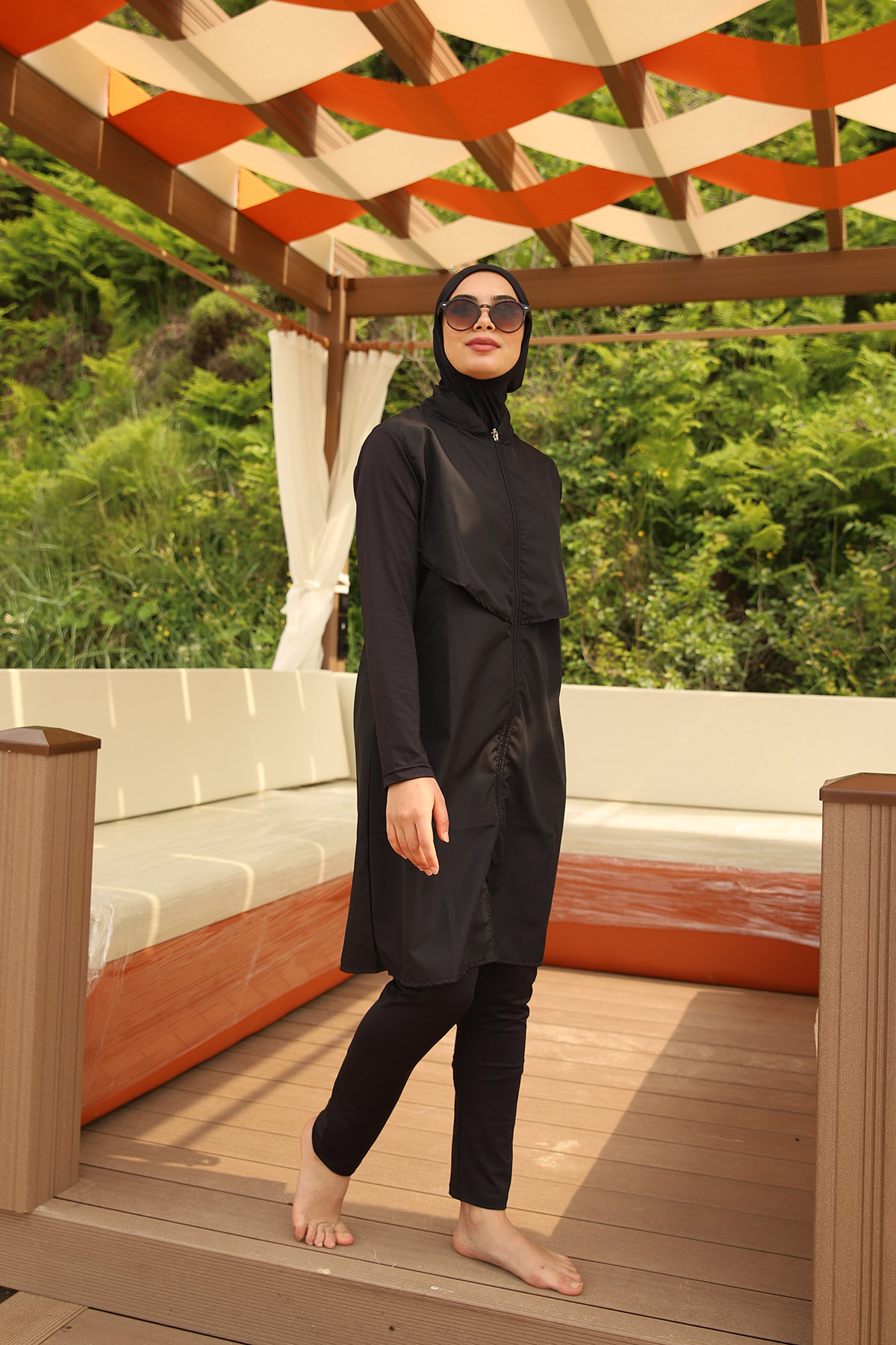 Remsa Mayo Nurten Hijab Swimsuit - Front Flap and Parachute Full ...