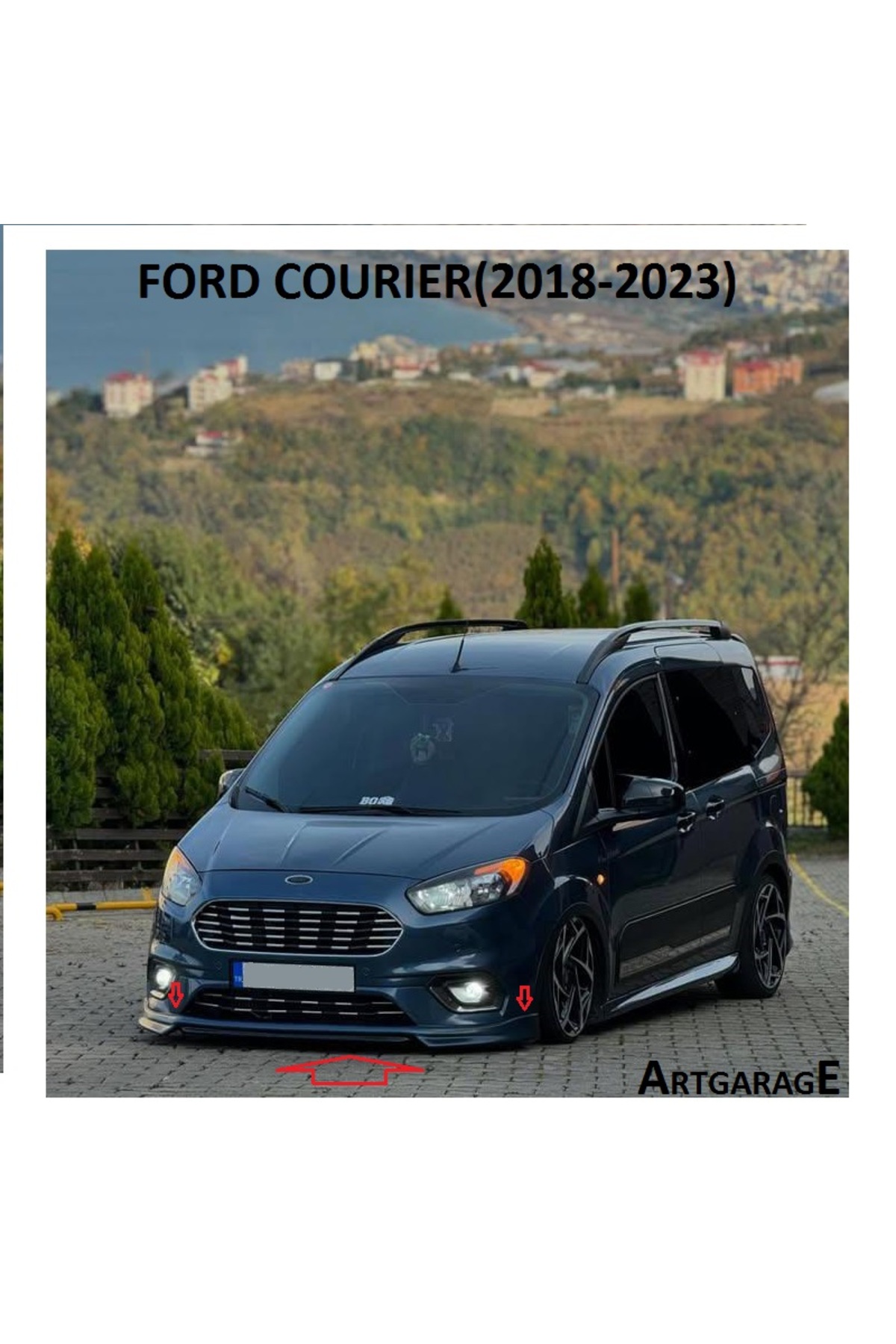 Bodykitartgarage FORD COURIER (2018-2023) ÖN TAMPON EKİ-FİBERGLASS ...