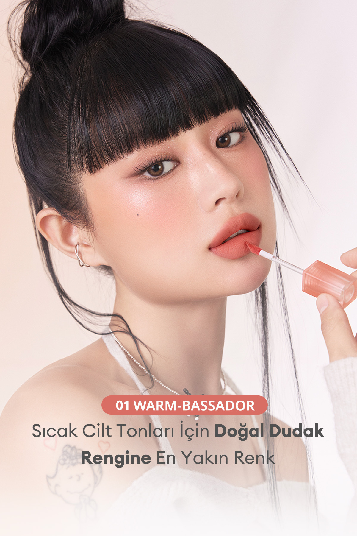 PERIPERA Gün Boyu Kalıcı Pürüzsüz Matlık Sunan Tint PERIPERA Over Blur ...