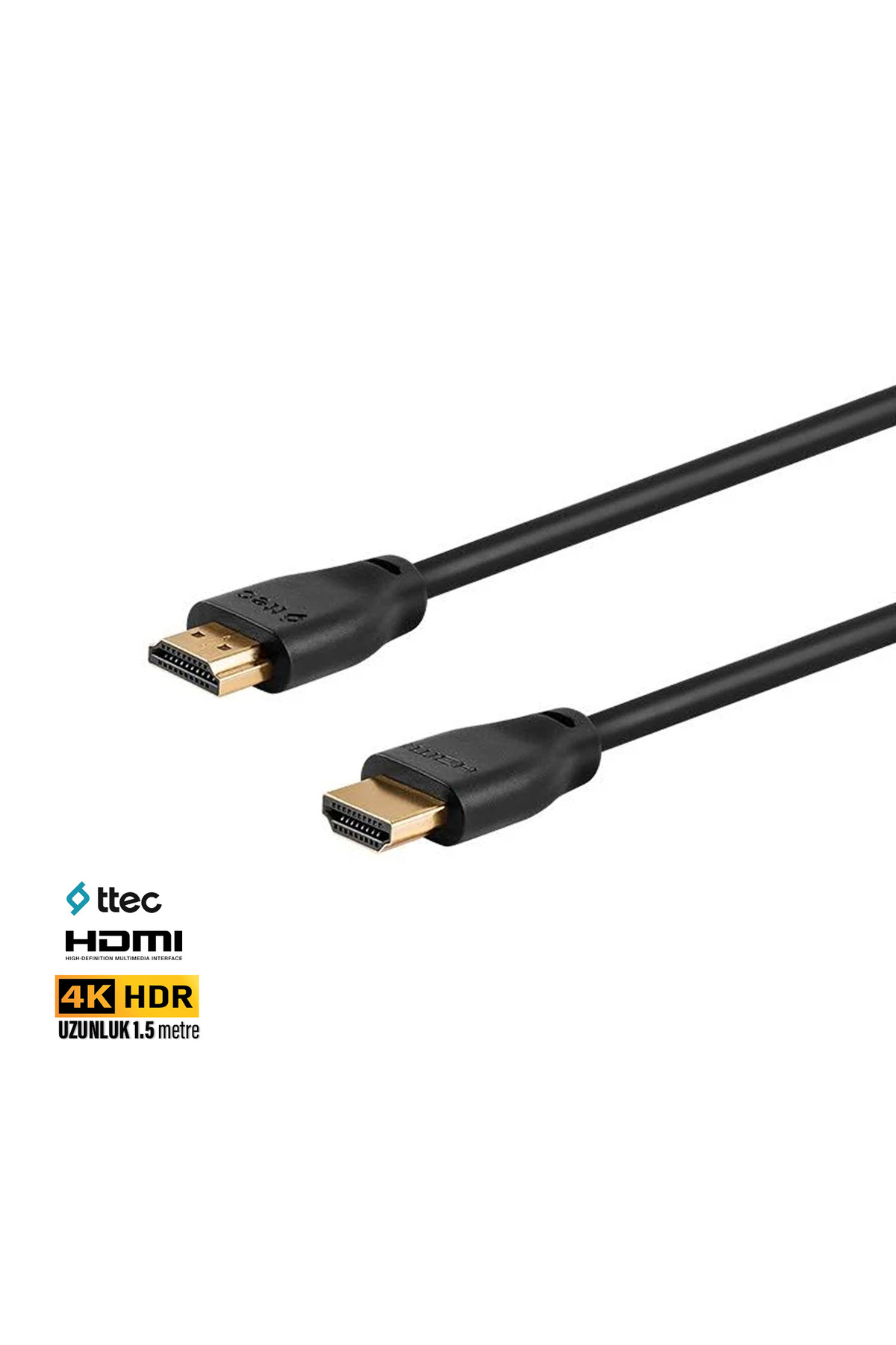 Ttec Hdmi Kablo Erkek Erkek Uçlu HDMI 4K HDR ARC Kablo 1.5metre 150cm ...