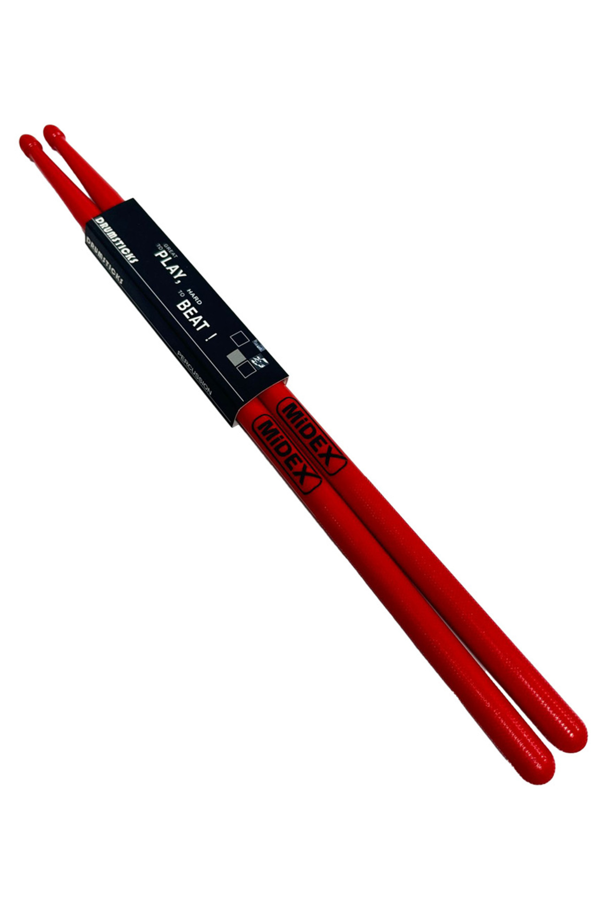 Midex GFK-801RD 5A Bateri Baget Kırılmaz Polyemid Kırmızı Renk Davul ...