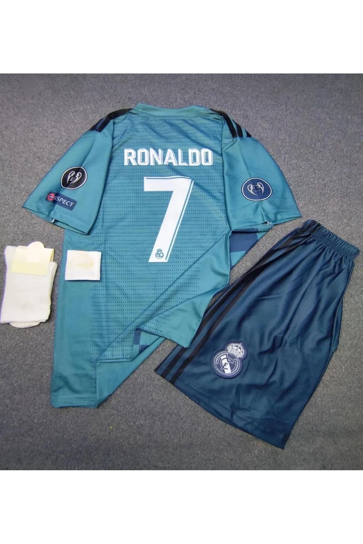 Marka Extra REAL /MADRİD 2017 /2018 Sezon Cristiano Ronaldo Turkuaz ...