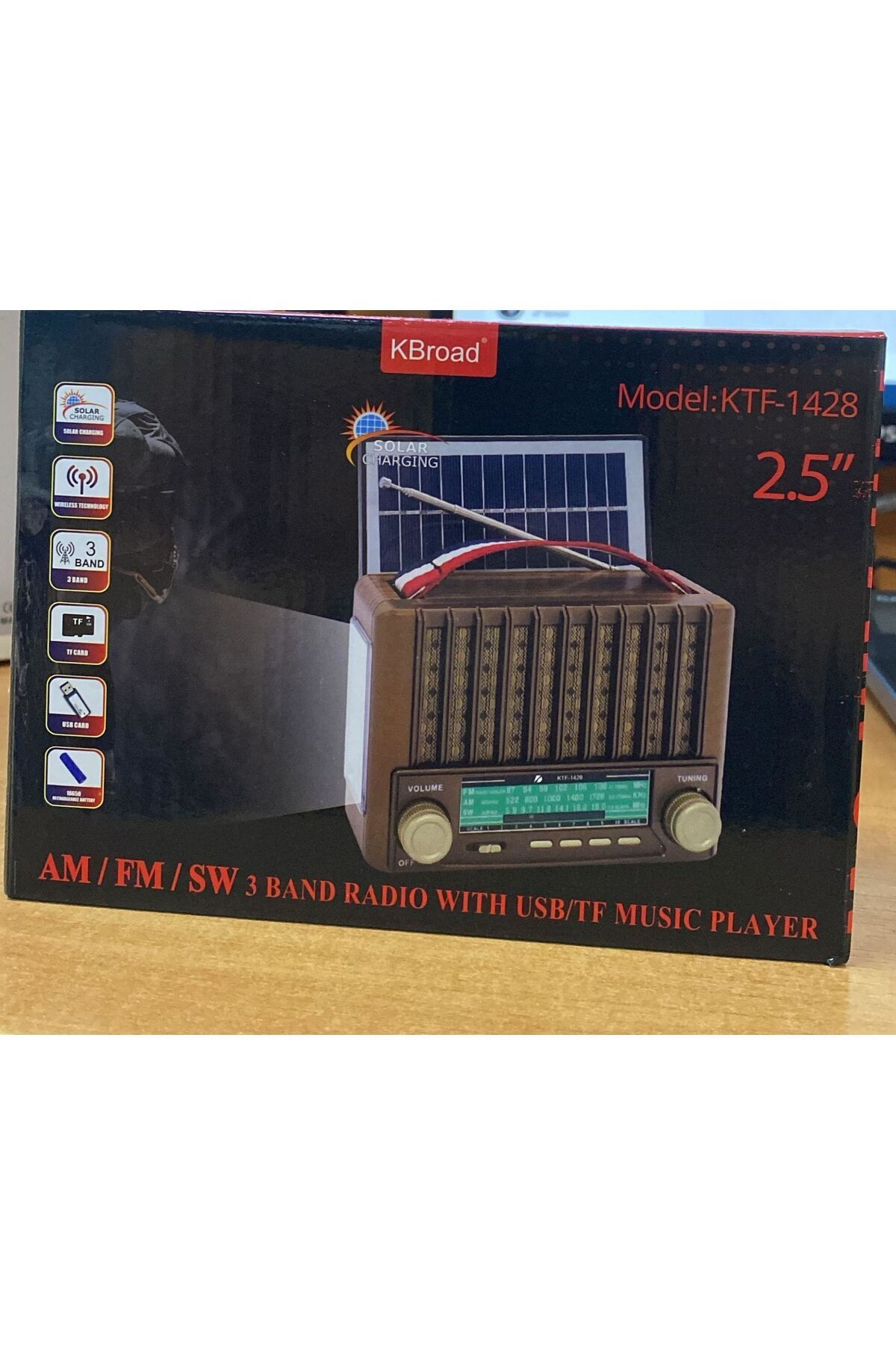Genel Markalar KBROAD KTF-1428 NOSTALJİK RADYO BLUETOOTH USB MİCROSD - Fiyatı, Yorumları