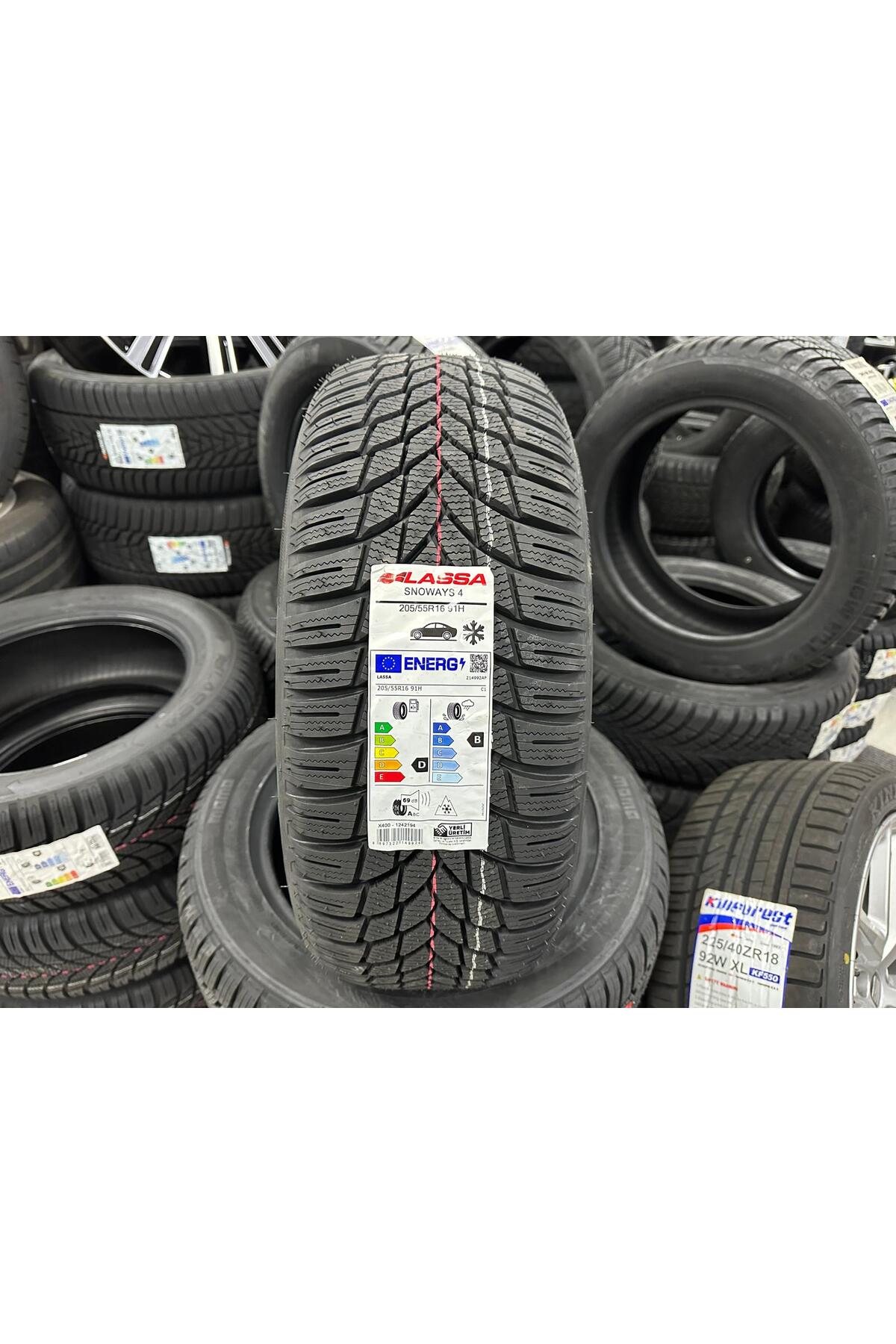 Lassa 205/55/R16 91H LASSA SNOWAYS 4 KIŞ LASTİĞİ (ADET FİYATIDIR ...
