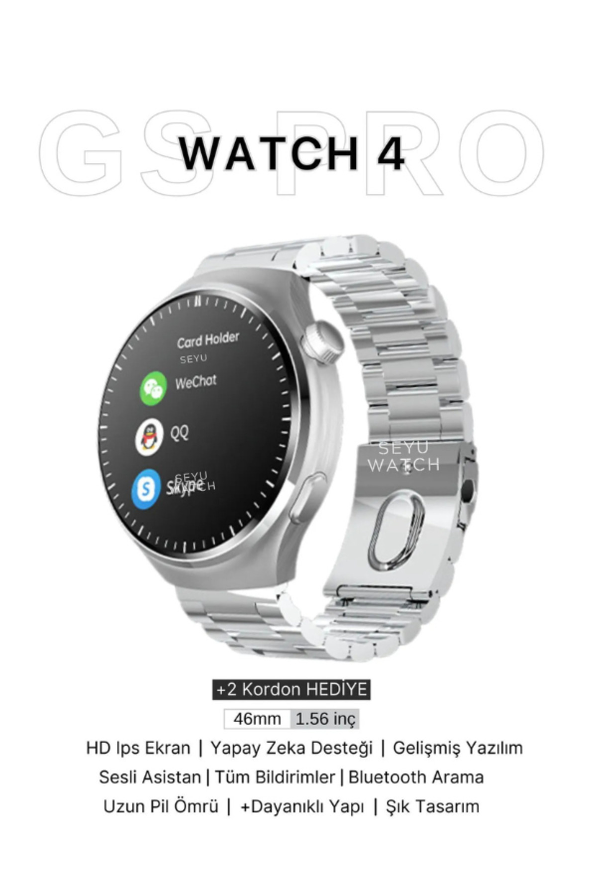 FİOPLUS TNP TECH WATCH 4 PRO+ Akıllı saat, android ios uyumlu yuvarlak kasa saat Fiyatı ...