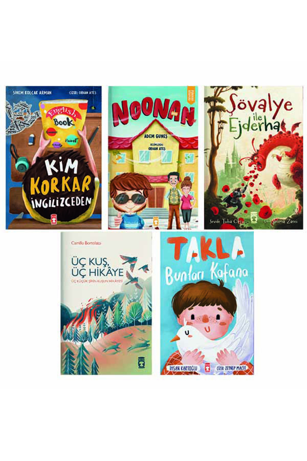 Timaş Çocuk 2.3.4. Sınıf 5 Kitap Okuma Seti Kim Korkar İngilizceden ...