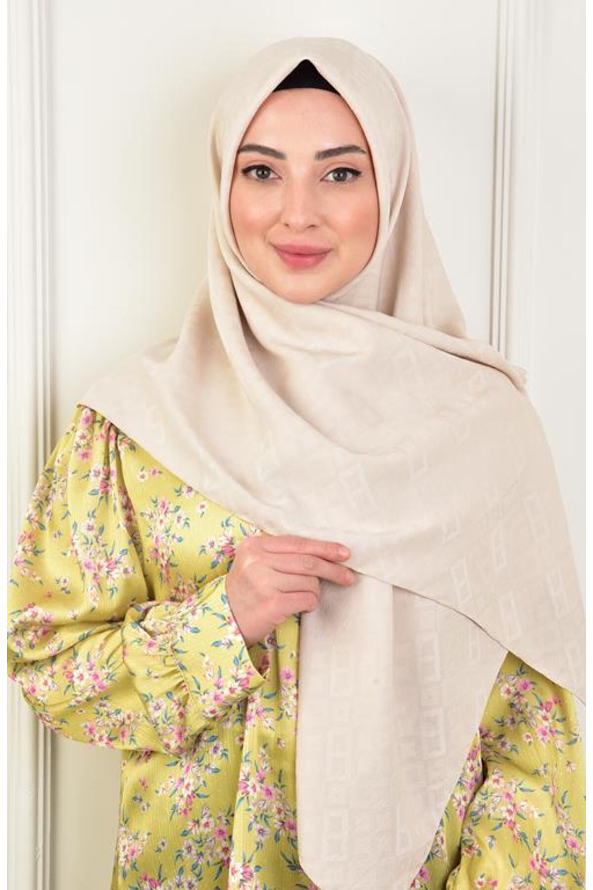 BURDEN IPEK Büyük Boy Colourway Square Eşarp 120 Cm Dsn-10 Kum Beji ...