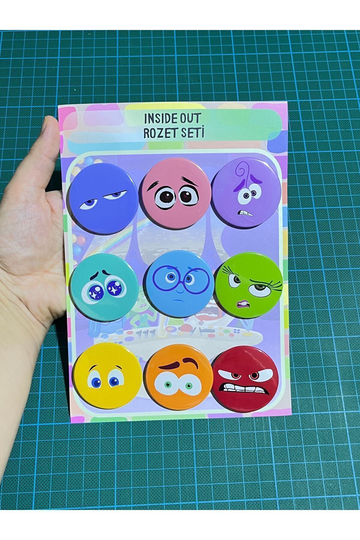 Cuppy Box Ters Yüz Karakterleri Rozet Seti 9 Adet 44mm - Fiyatı, Yorumları