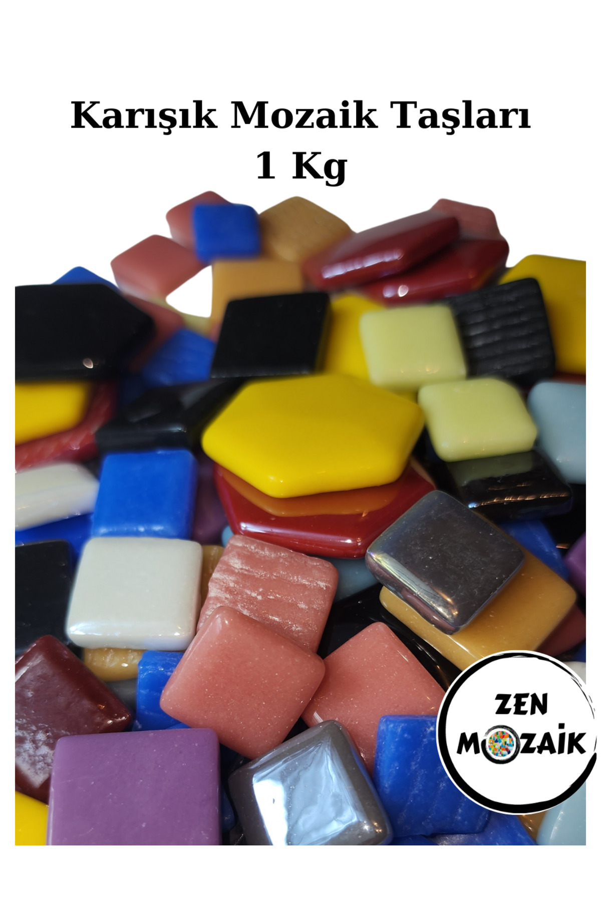 Zen Mozaik Sanatsal Mozaik Çalışmalarınız için Karışık Renk ve ...
