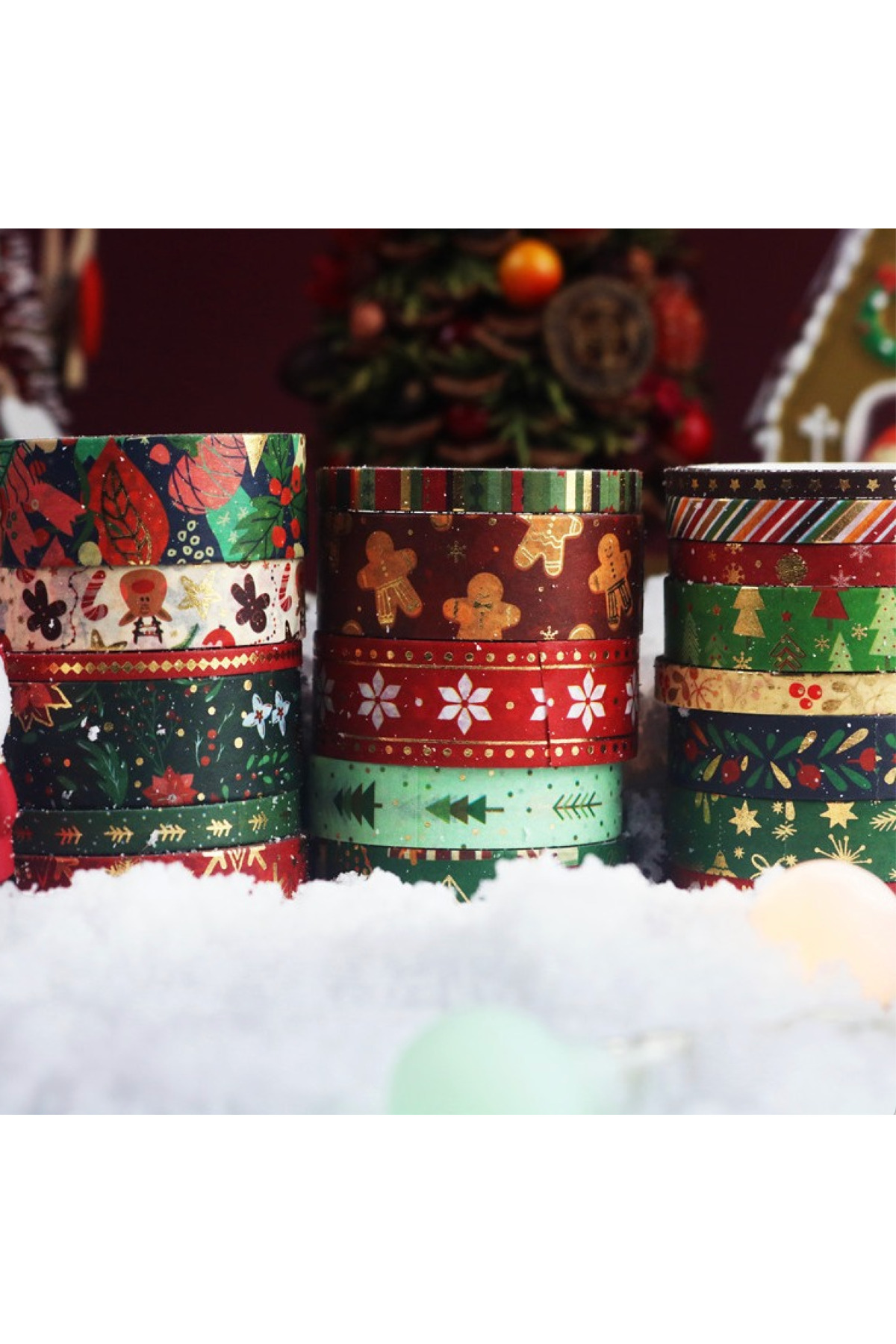 happy eyes Washi Bant Seti - Merry Christmas / Yılbaşı (21 rulo ...