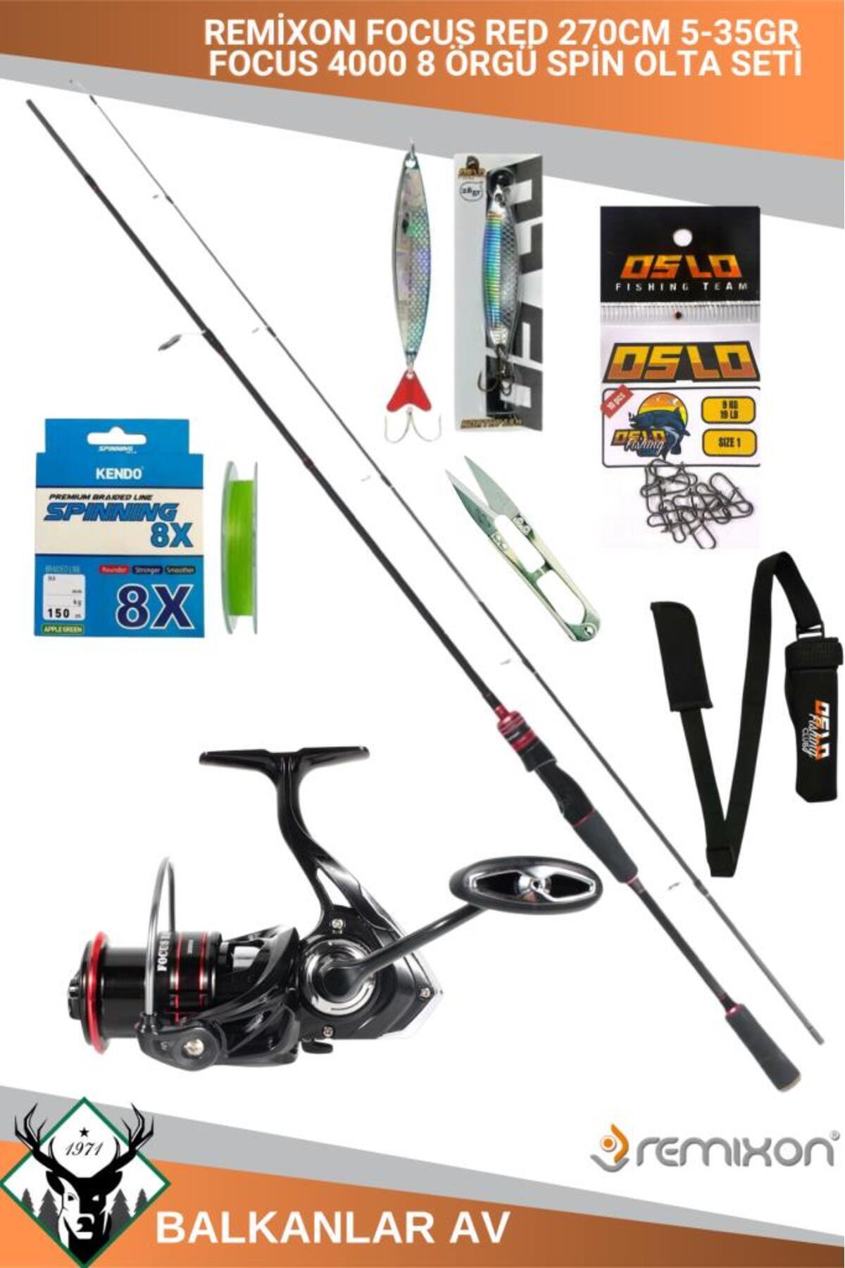 Remixon Focus Red 270cm 5-35gr Focus 4000 8 Örgü Spin Olta Seti Fiyatı, Yorumları - Trendyol