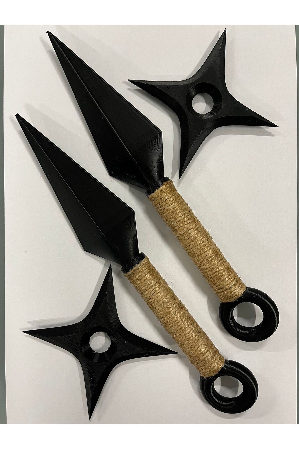 ZENTECH 2 Adet Klasik Ninja Hareketli Kunai Anime Figür Naruto Spinner ...