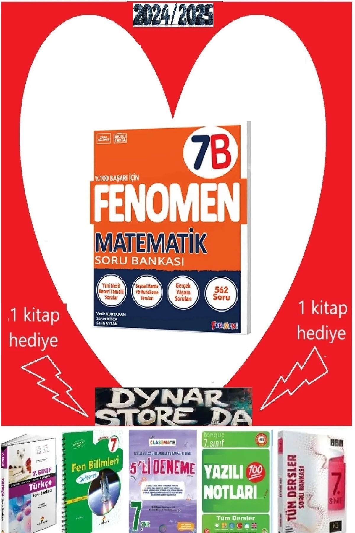 Fenomen Yayıncılık FENOMEN 7.SINIF MATEMATIK (B) SORU BANKASI ve (ilave ...