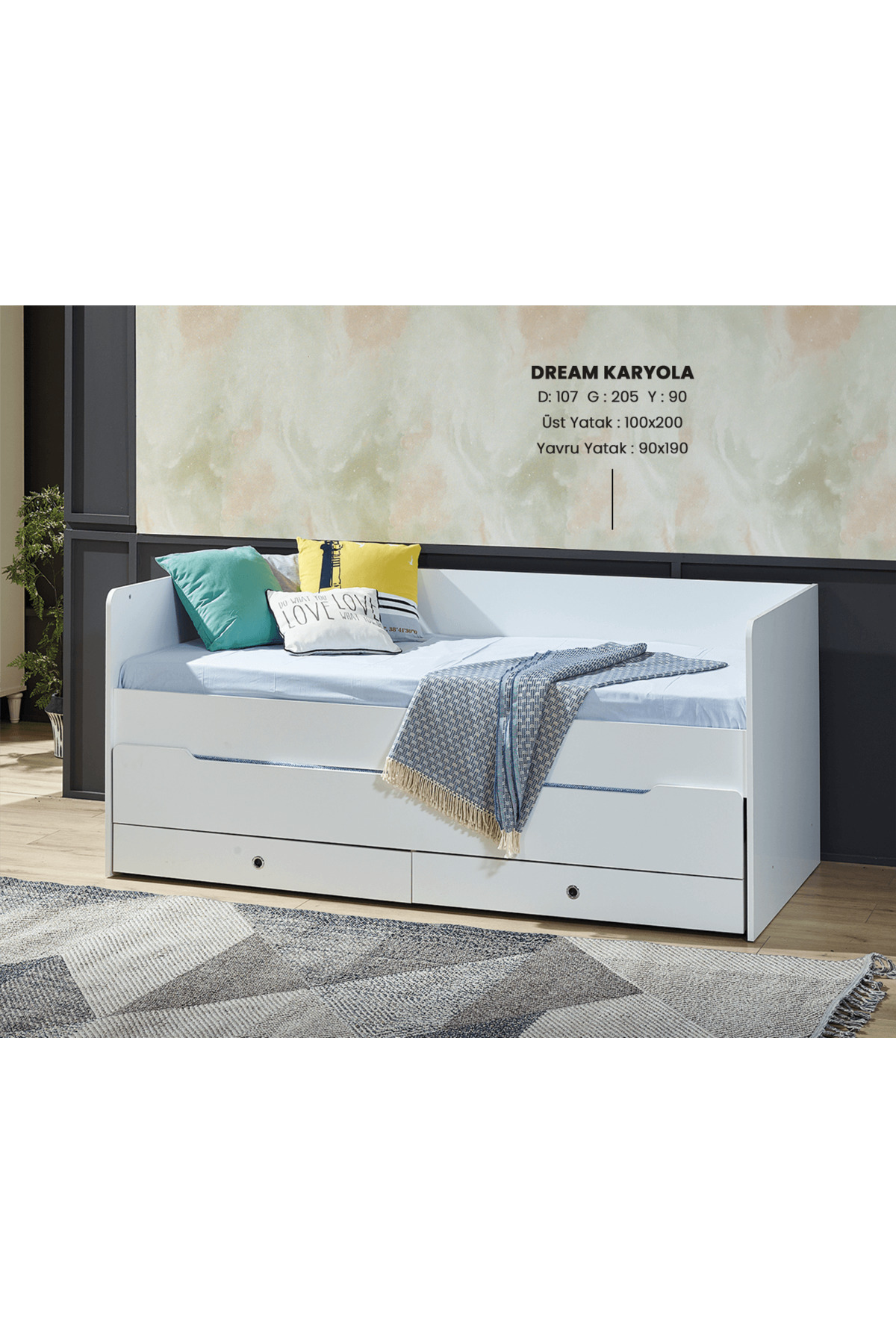 BENGİ TİCARET Karyola Ve Yavru Karyola Urlu 12064 Dream Inovatik Model ...