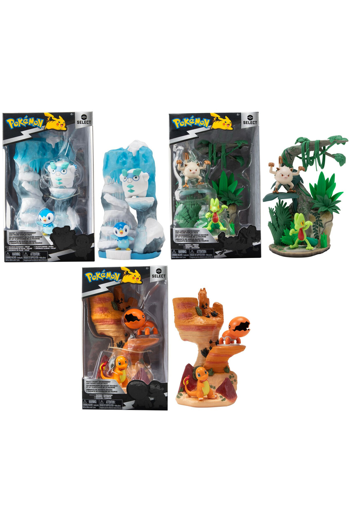 Pokemon Environment Figure 6-Inches, Assorted (Character & Color May ...
