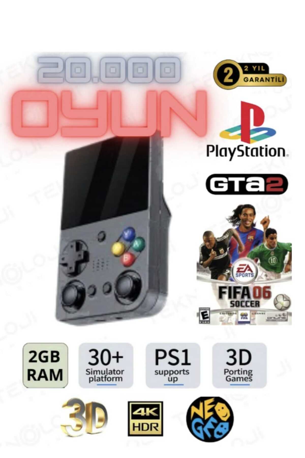 leasertech El Atarisi 3.5" UltraHd Ekran Gamepad Retro Atari PSP/PS1 ...