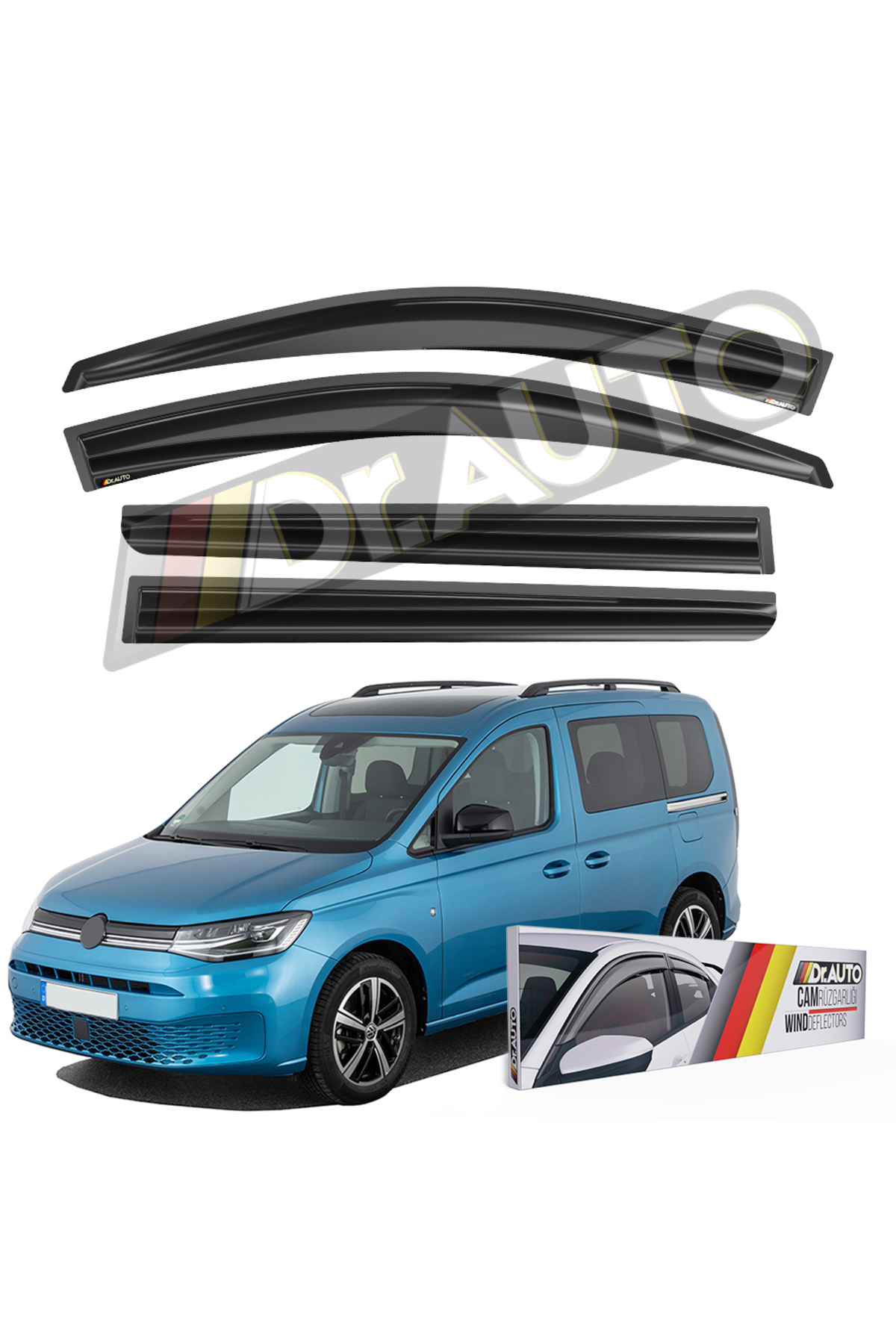 Dr.Auto Volkswagen Caddy 2021 ve Sonrası Cam Rüzgarlığı 4 lü - Fiyatı ...