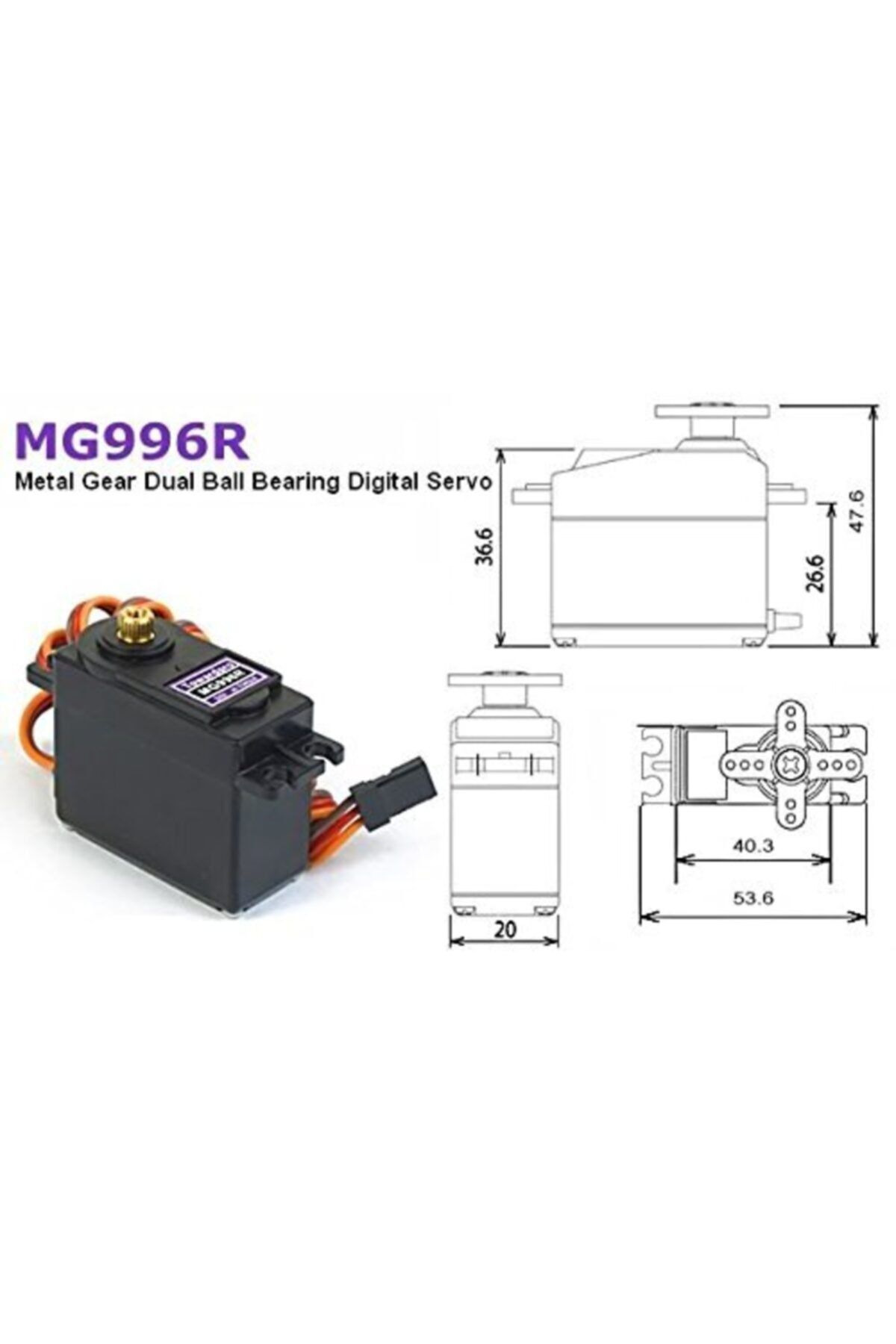 Genel Markalar Tower Pro MG996R Servo Motor - Fiyatı, Yorumları