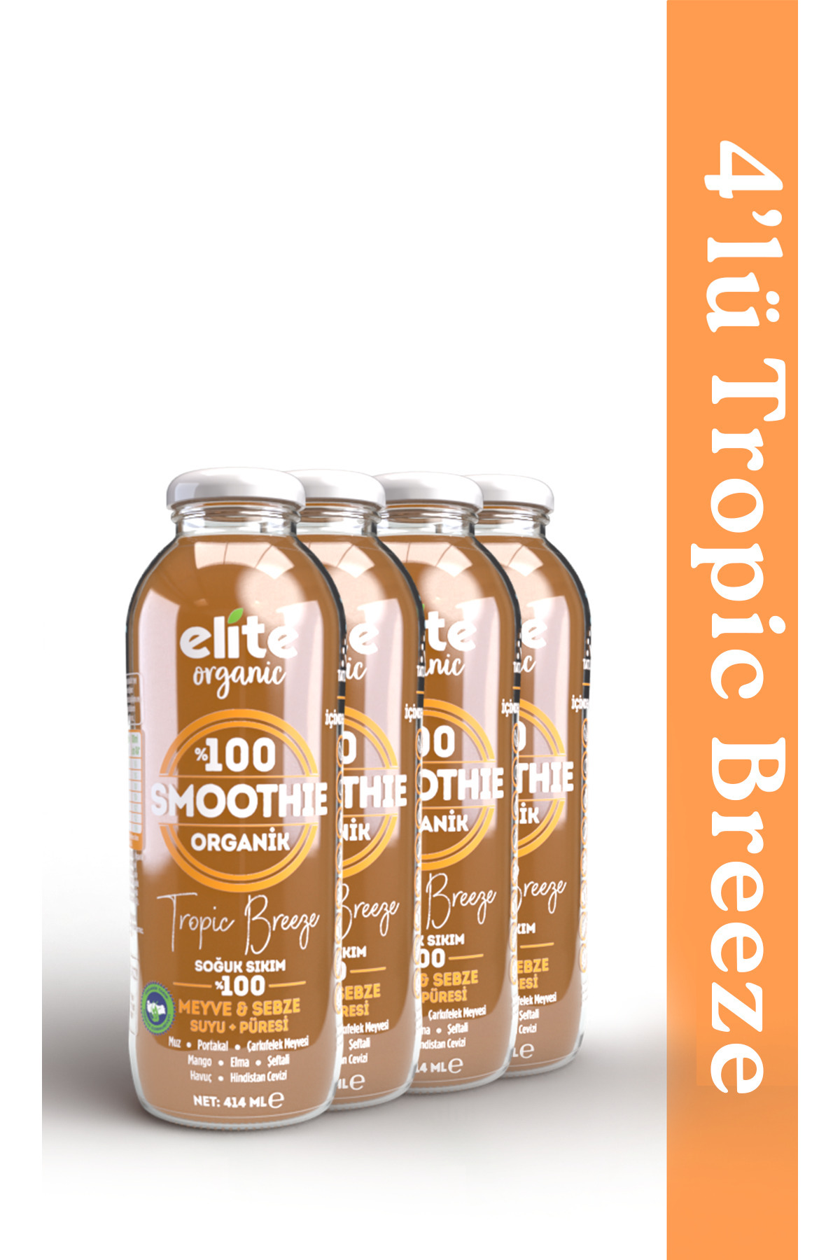 Elite Naturel Organik Tropic Breeze Smoothie 4lü Paket Fiyatı ...