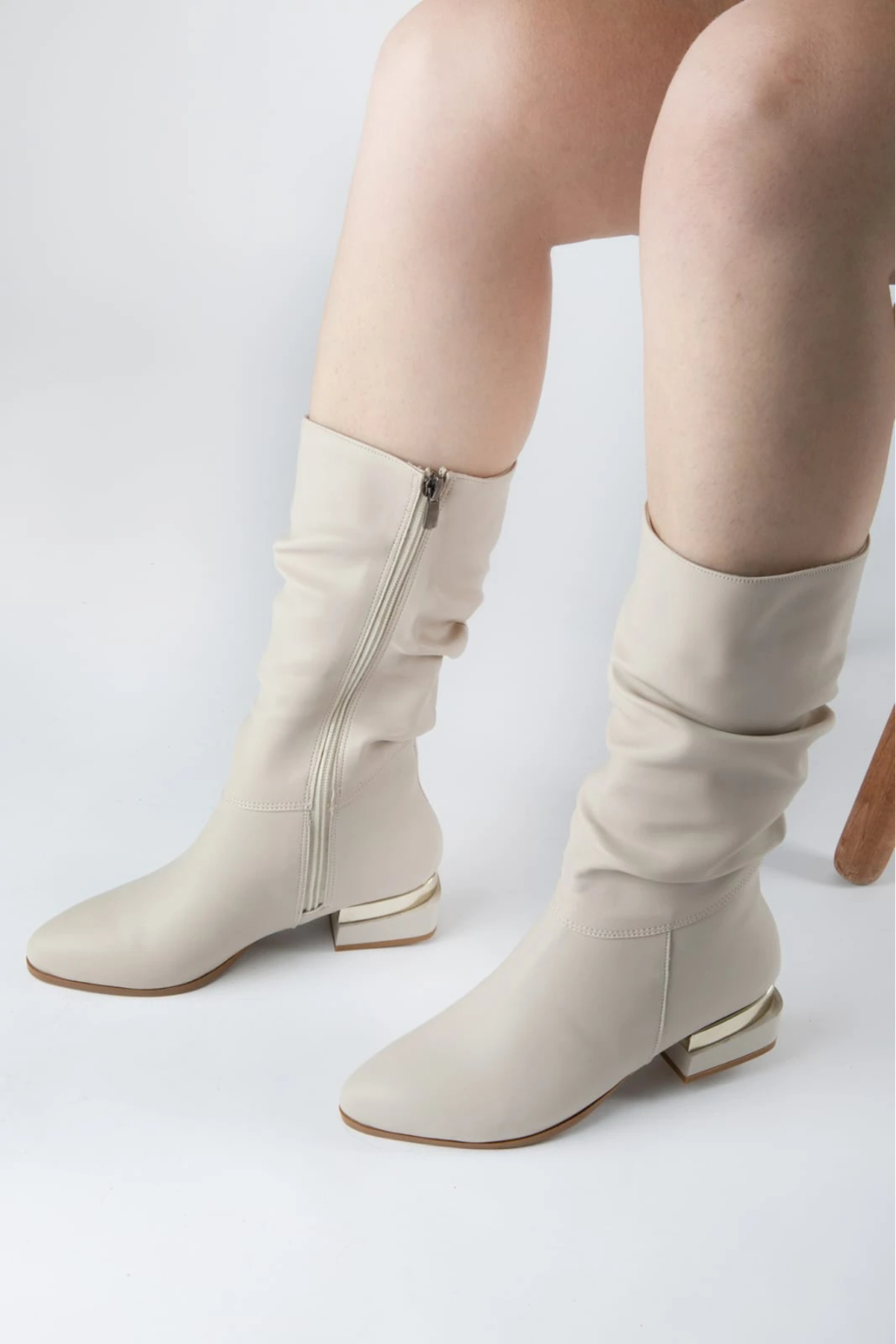 otuzbesshoes Ezda Mat Deri Körüklü Kadın Çizme Fiyatı, Yorumları - Trendyol