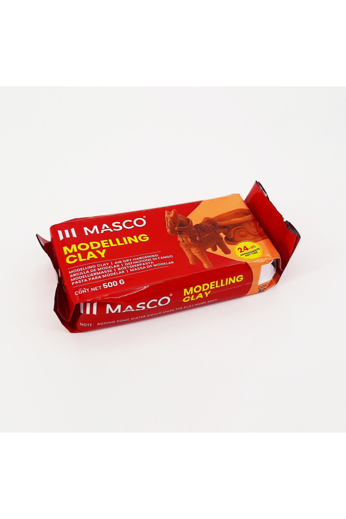 MASCO Air Dry Hardening Brown Modelling Clay, 500g- Trendyol