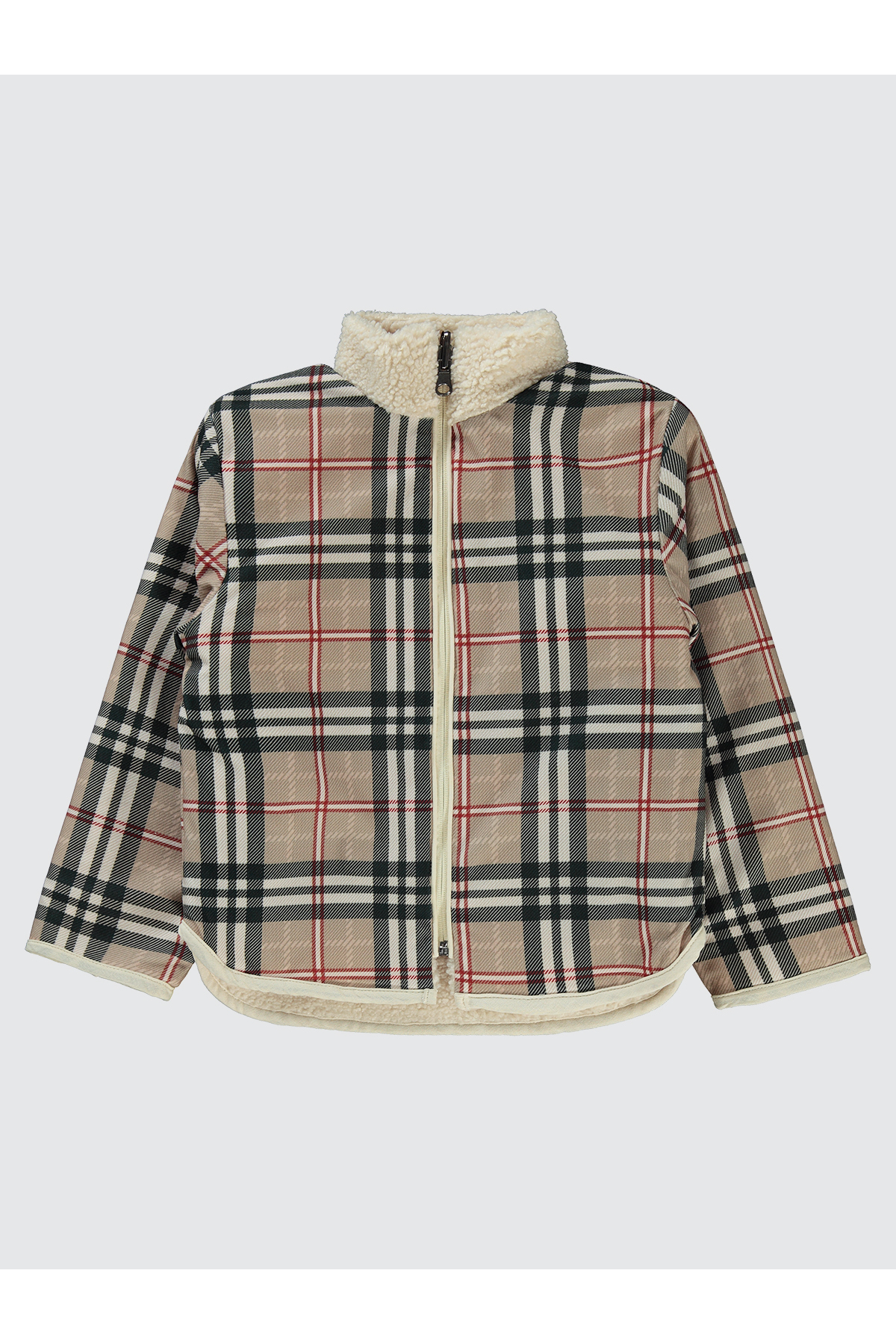 Pierre Cardin 6-9 Years Old Girl's Ecru Double-Sided Cardigan - Trendyol