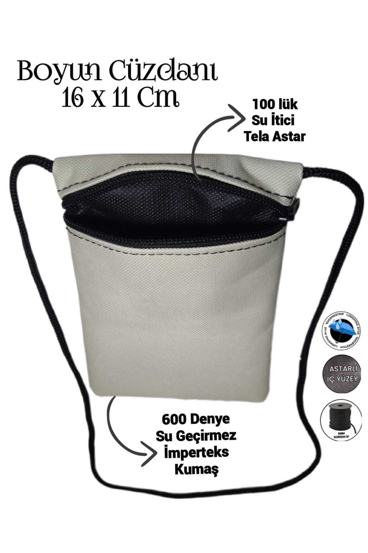 SEVBAGS Para Kimlik Pasaport Hac Umre Asker Sporcu Boyun Kese Cüzdanı ...