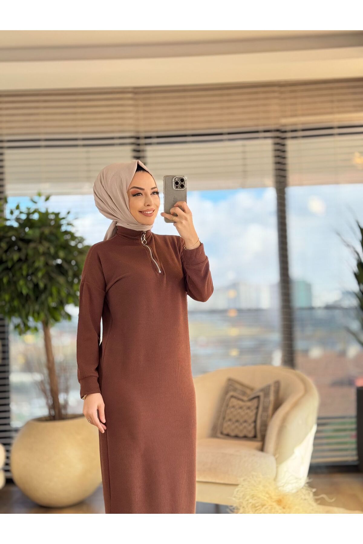 ALANURMODA Patı Fermuarlı Fitilli Elbise Fiyatı, Yorumları - Trendyol