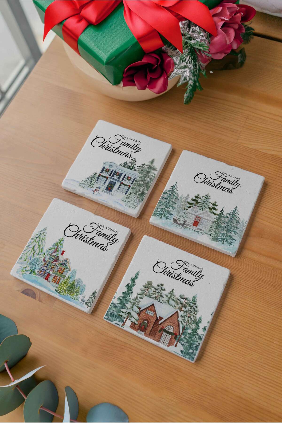 arslart Arslat Kişiselleştirilebilir “Christmas Eve” Temalı Bardak ...