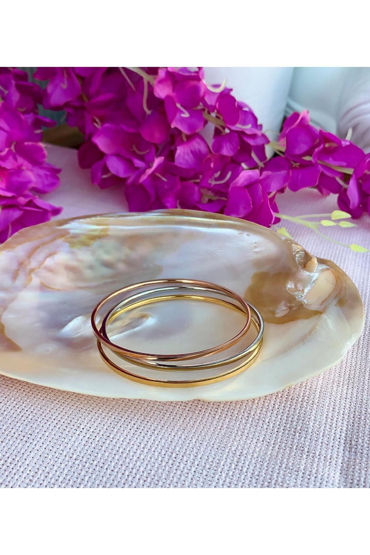 stainles steel ÇELİK 3 RENK AJDA BİLEZİK - Fiyatı, Yorumları