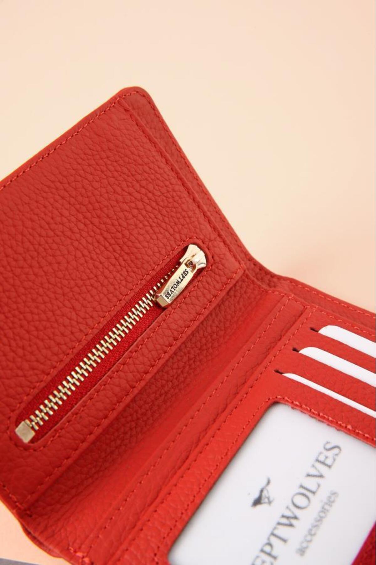 SEPTWOLVES Hakiki Deri Gold Detaylı Kadın Kartlık Ve Cüzdan - Fiyatı ...