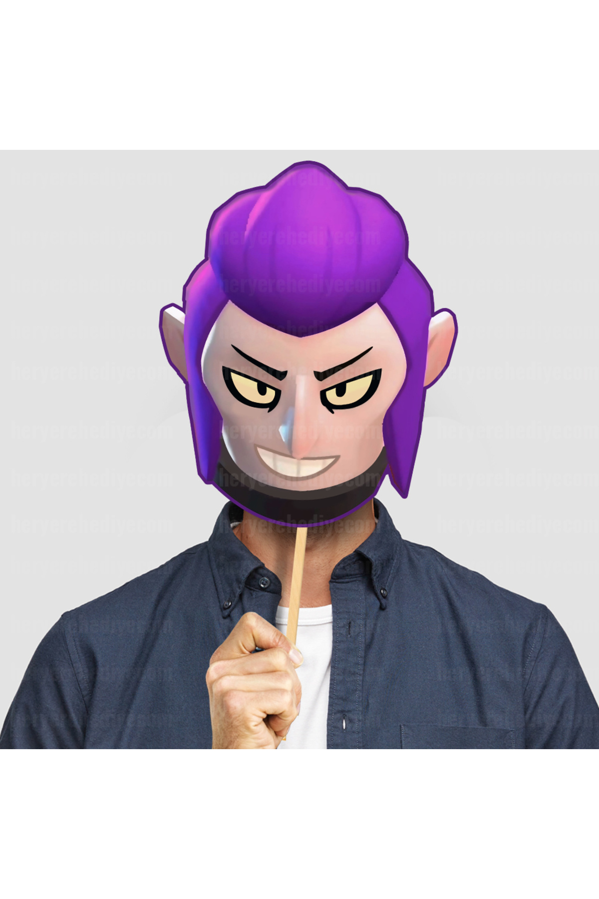 heryerehediye Brawl Stars Mortis Çubuklu Karton Yüz Maskesi - Fiyatı ...