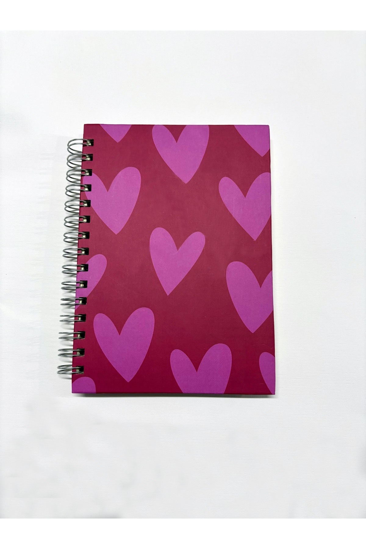 Nathy Notes Sevgililer Günü Spiralli Defter- Telli Defter- A5- Çizgisiz ...