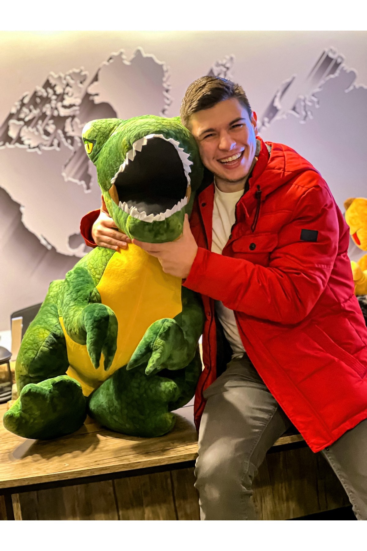 Halley Peluş Oyuncak DEV TREX-DINOZOR PELUŞ OYUNCAK 100 CM Fiyatı ...