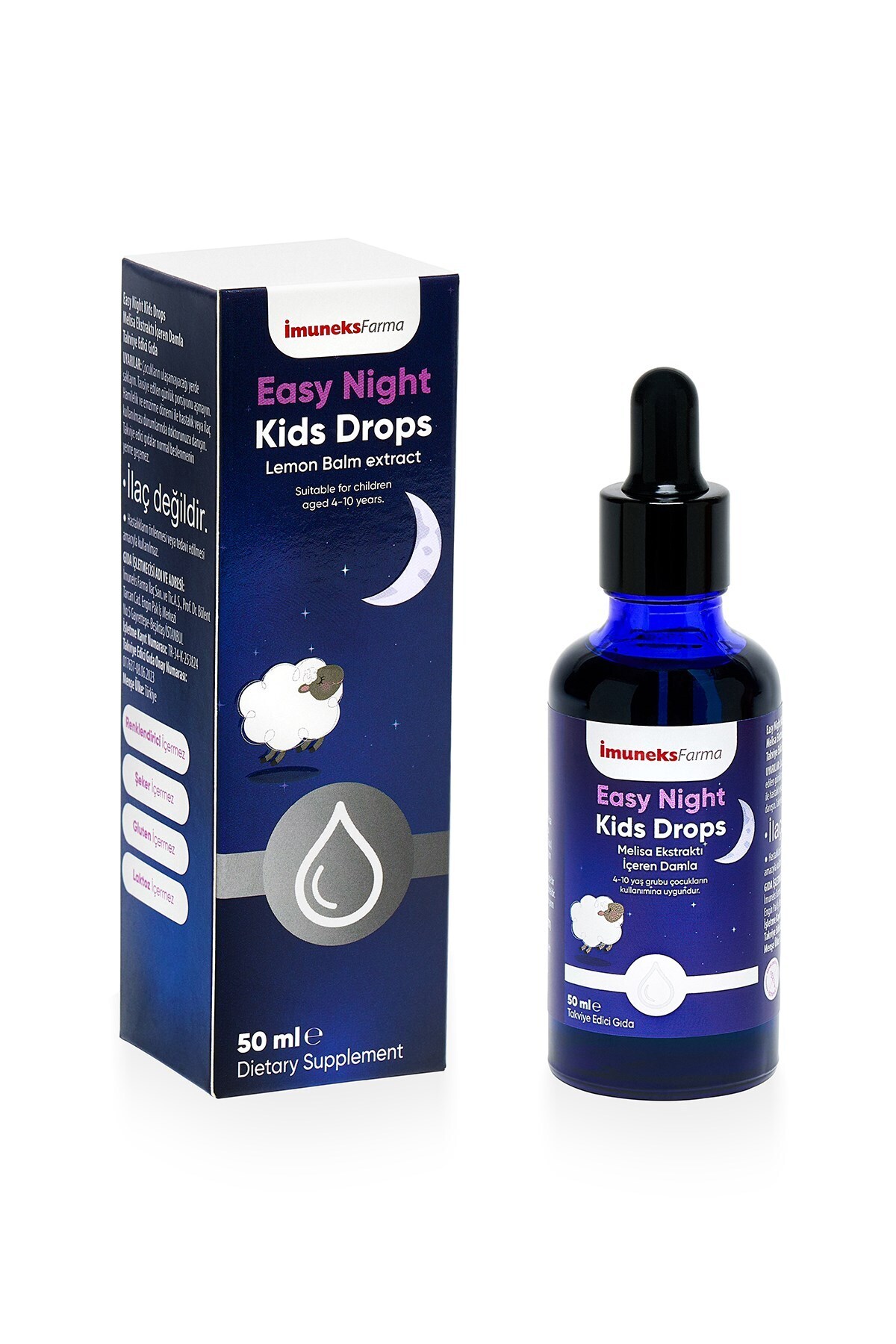 Imuneks Easy Night Kids Drops Melisa Ekstraktı Içeren Damla Takviye ...
