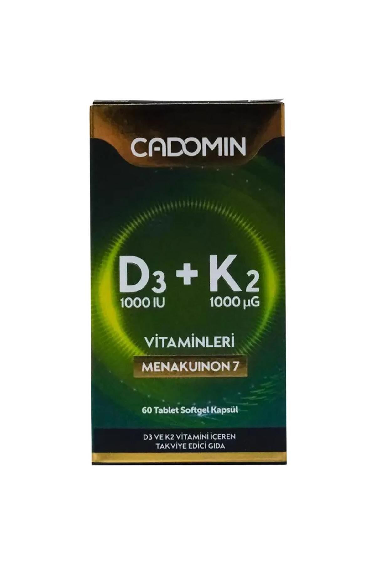 cadomin D3+K2 Vitaminleri 60 Softjel Kapsül - Fiyatı, Yorumları