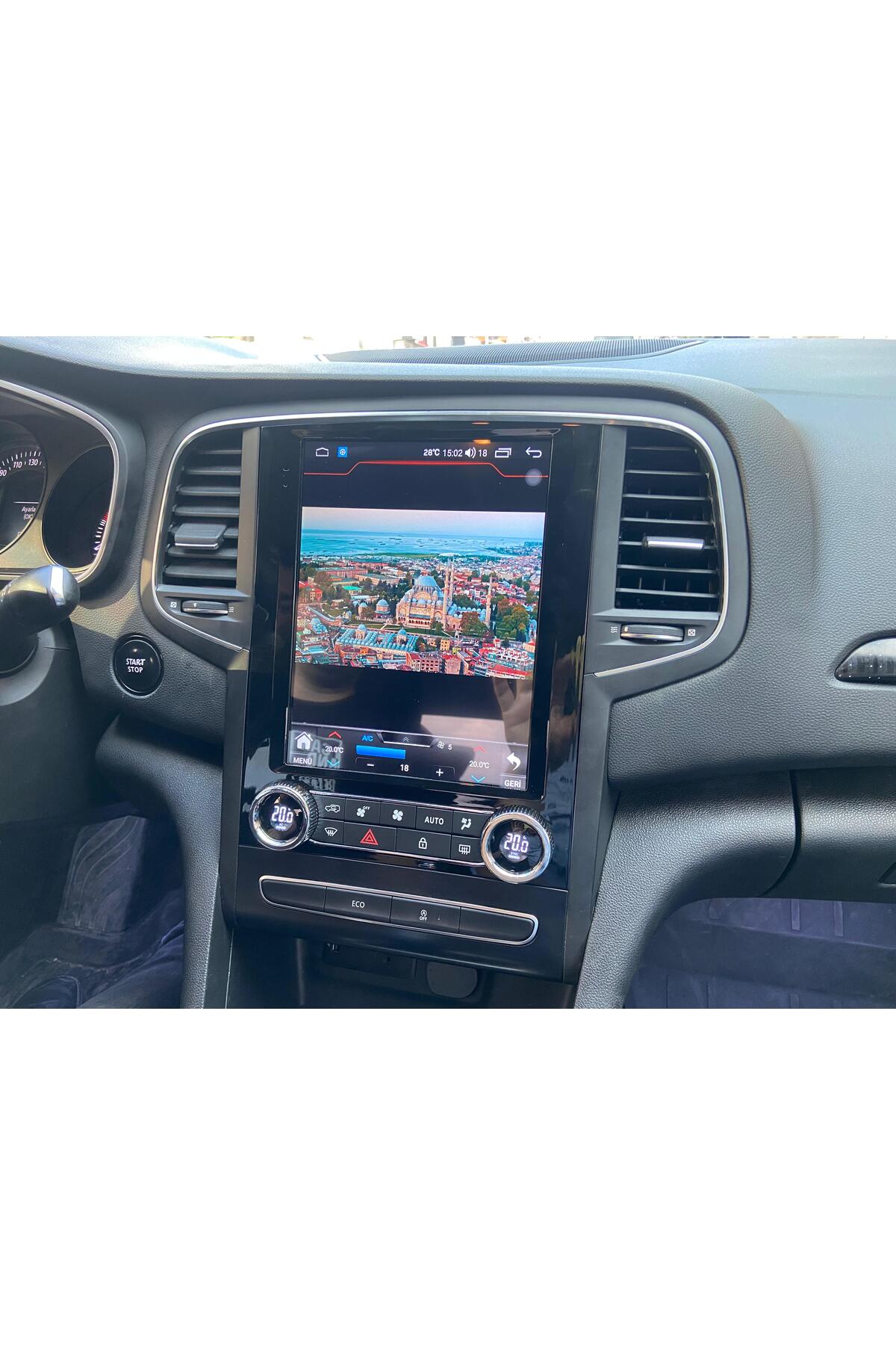 Navicars RENAULT MEGANE 4 Uyumlu ANDROİD CARPLAY DİJİTAL KLİMA PANELLİ ...