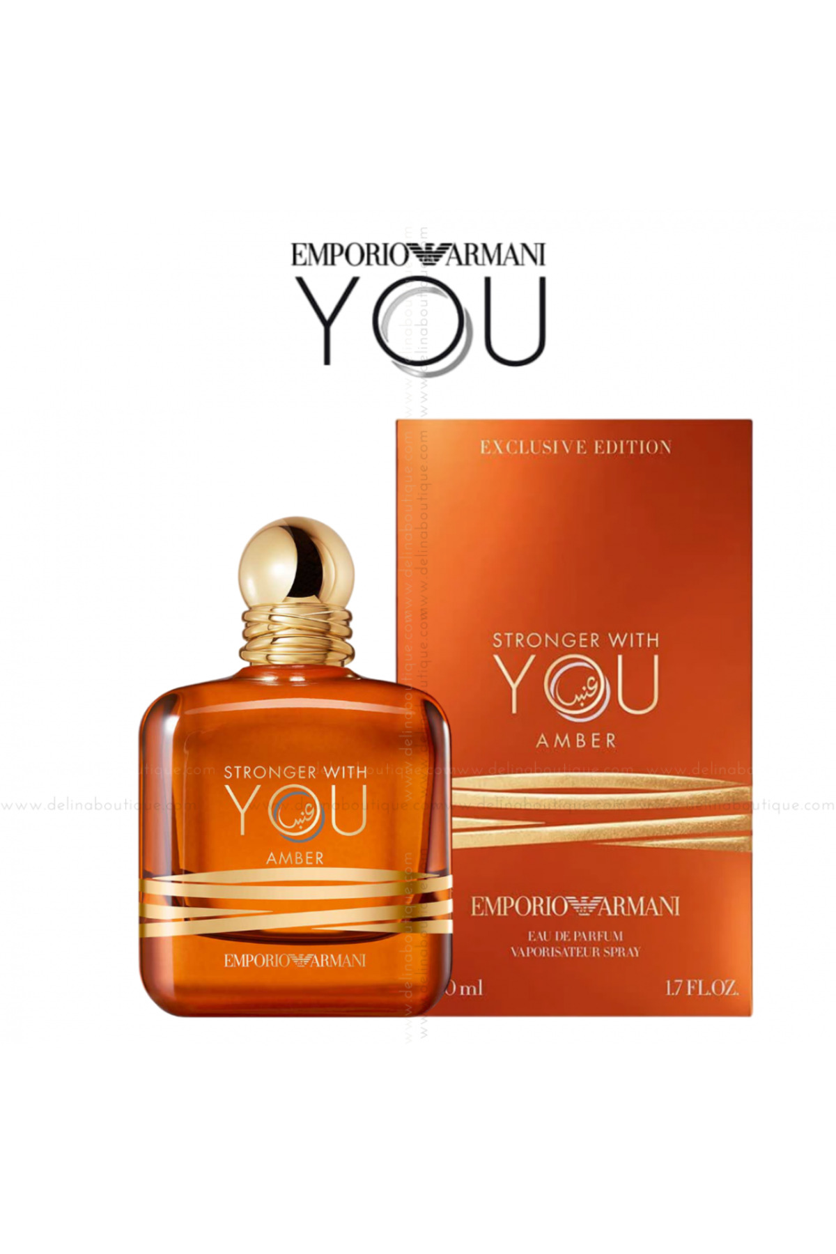Giorgio Armani Armani Stronger With You Amber Eau De Parfum 100ml- Trendyol