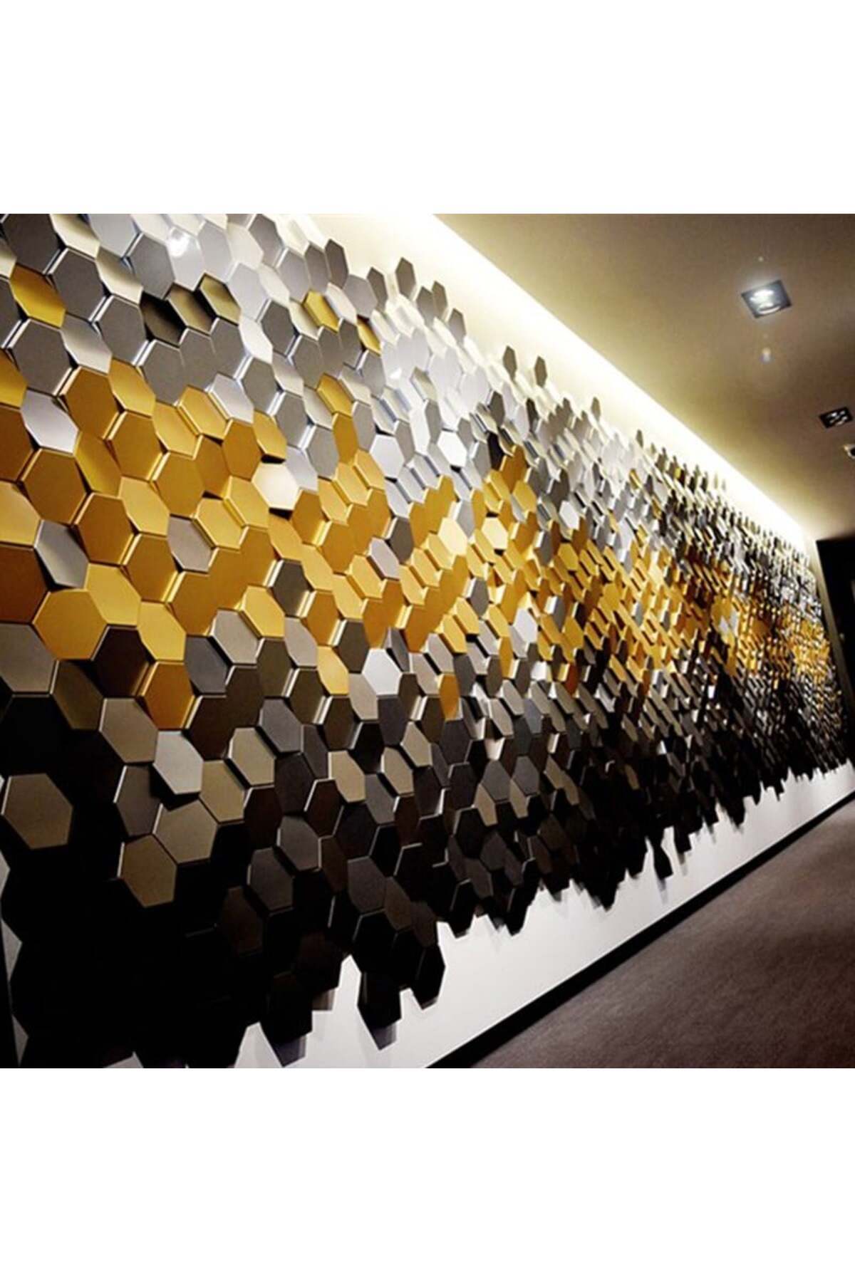 3D ALTIGEN DUVAR PANELİ ANTRASİT GRİ Fiyatı, Yorumları - Trendyol