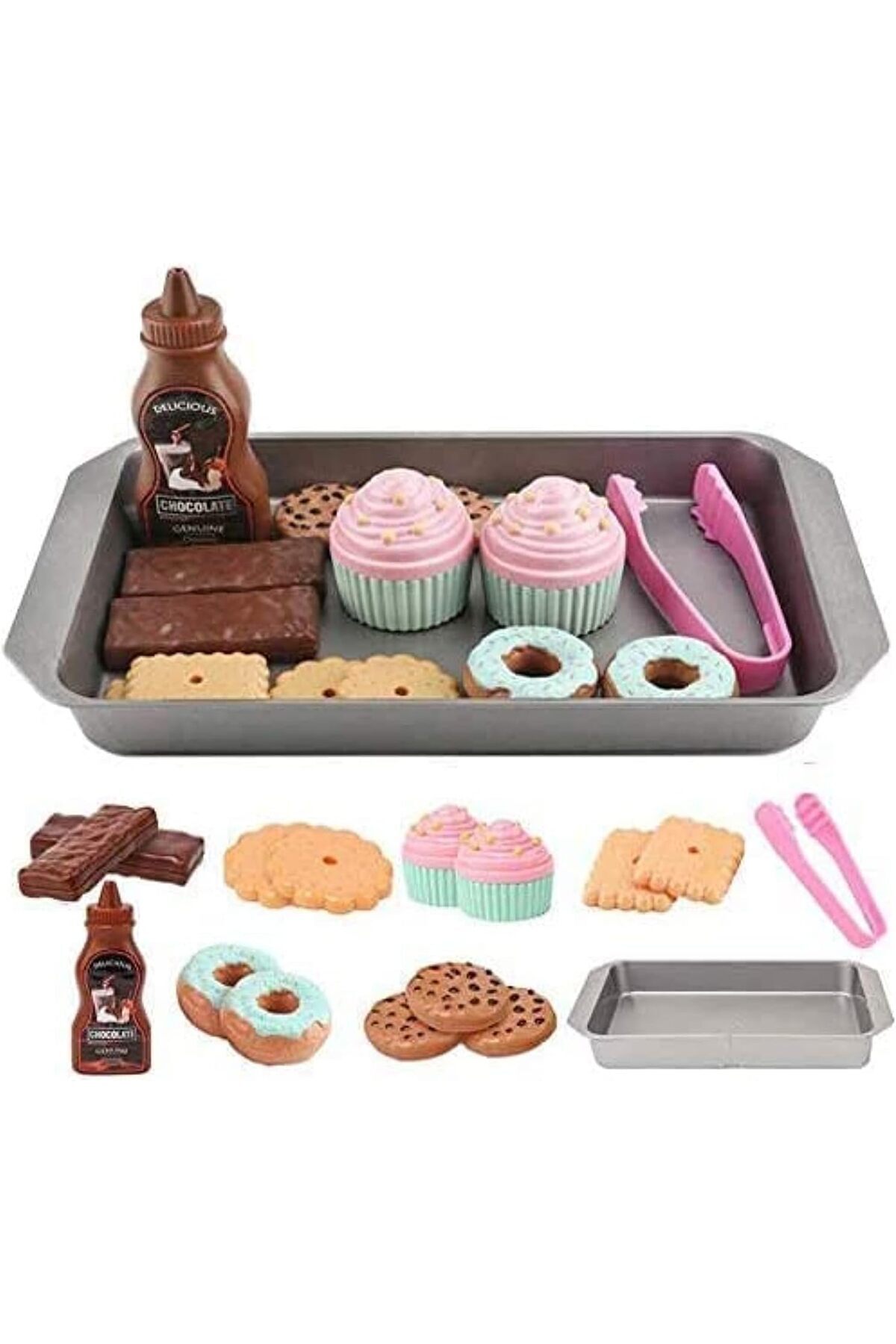 Arabest Bakery Playset for Kids Kitchen Toy Foods with Play Baking ...